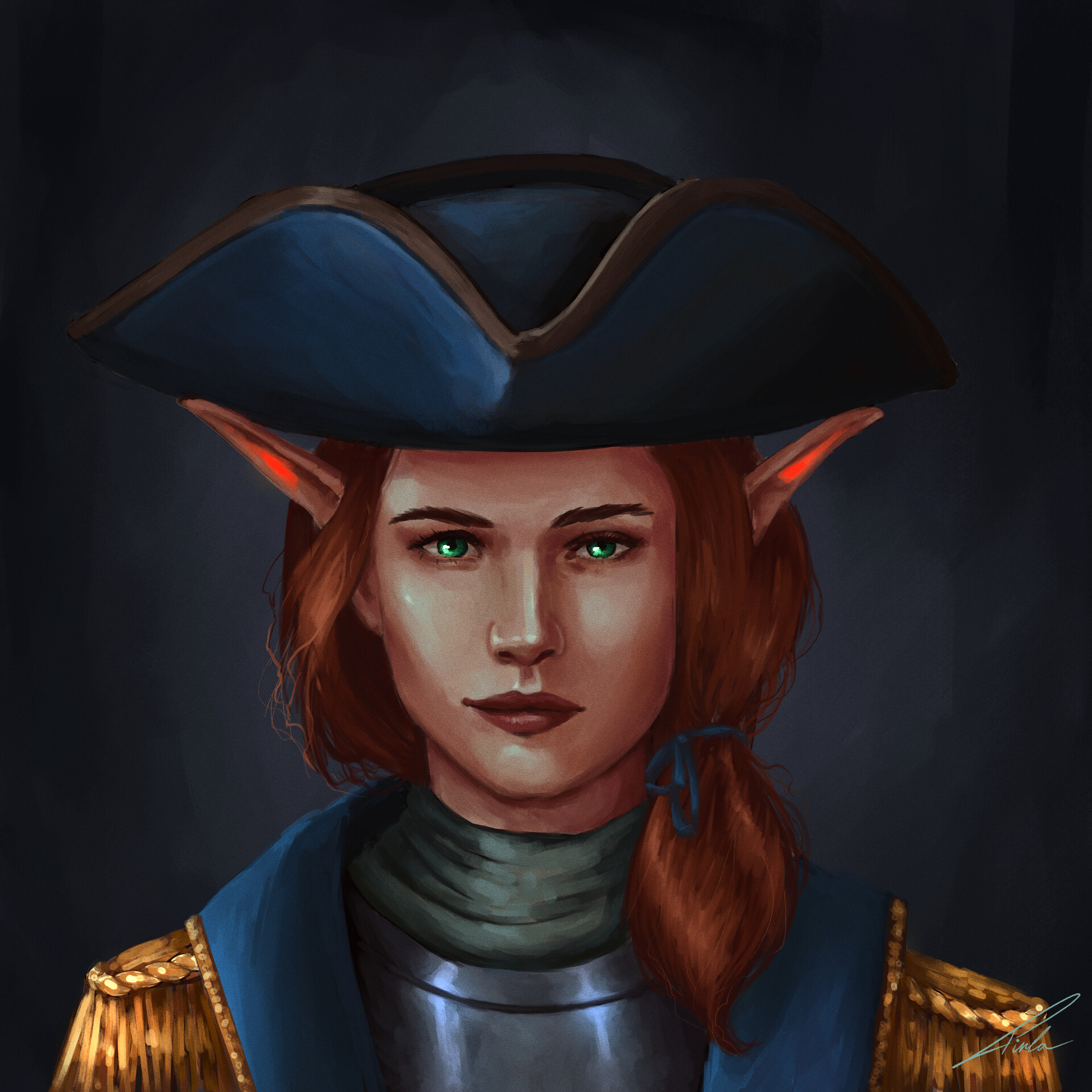 ArtStation - Portrait DnD Shalia