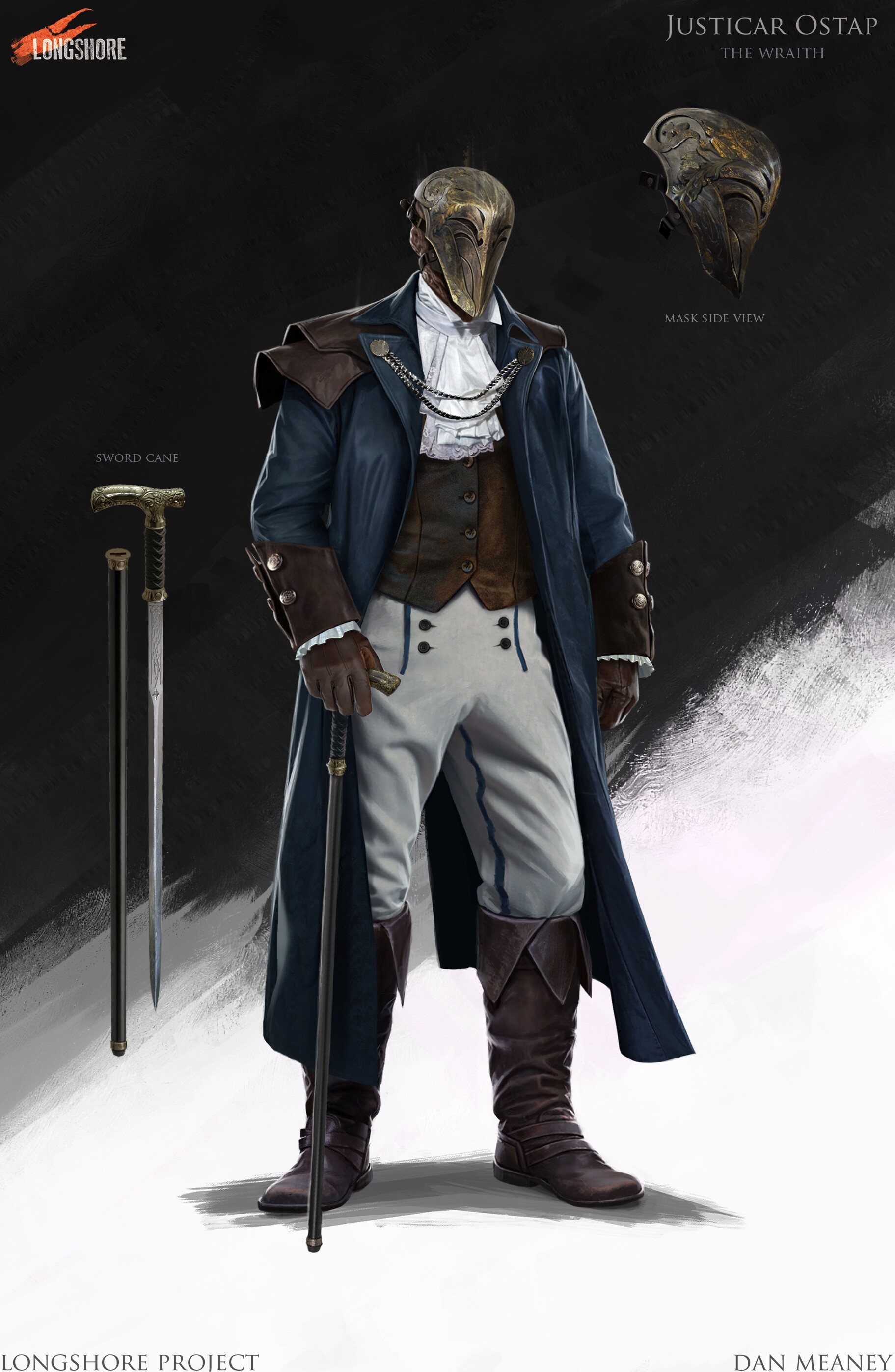 ArtStation - 'Justicar Ostap' character concept- Longshore Project