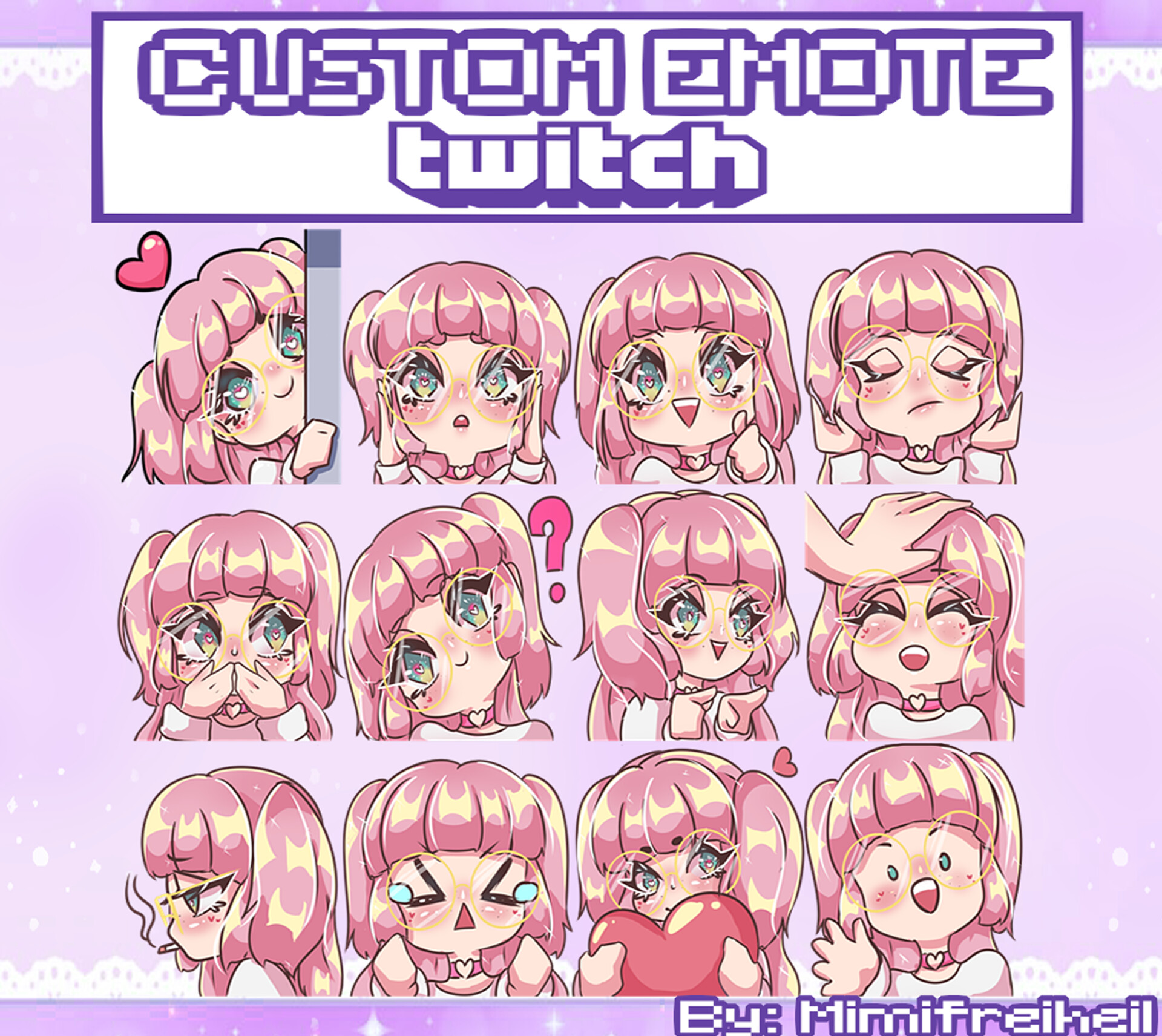 ArtStation - twitch emotes