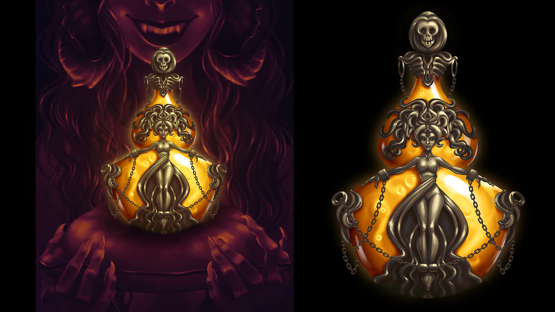 ArtStation - Vial of demoness blood