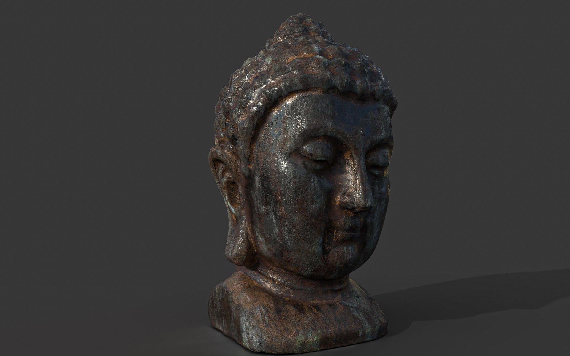 ArtStation - Buddha Texture and Sculpt Work