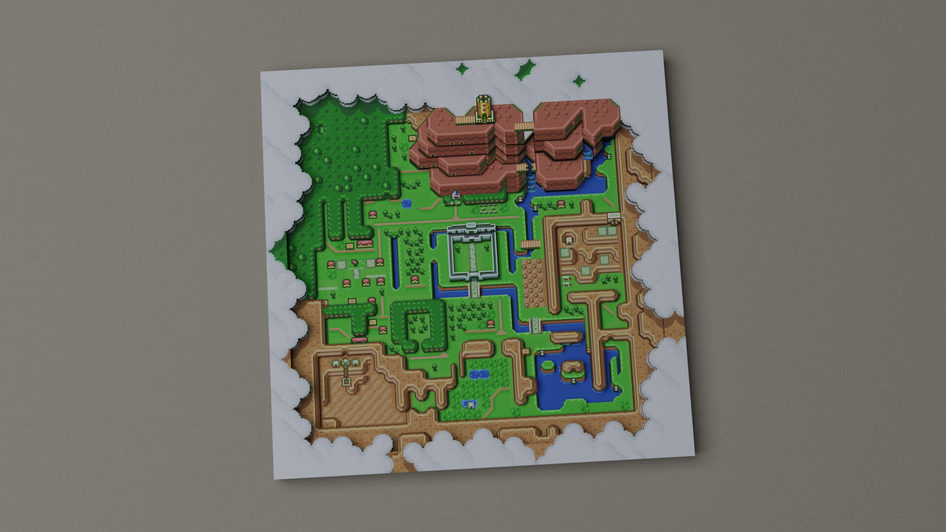 Legend Of Zelda A Link To The Past Map