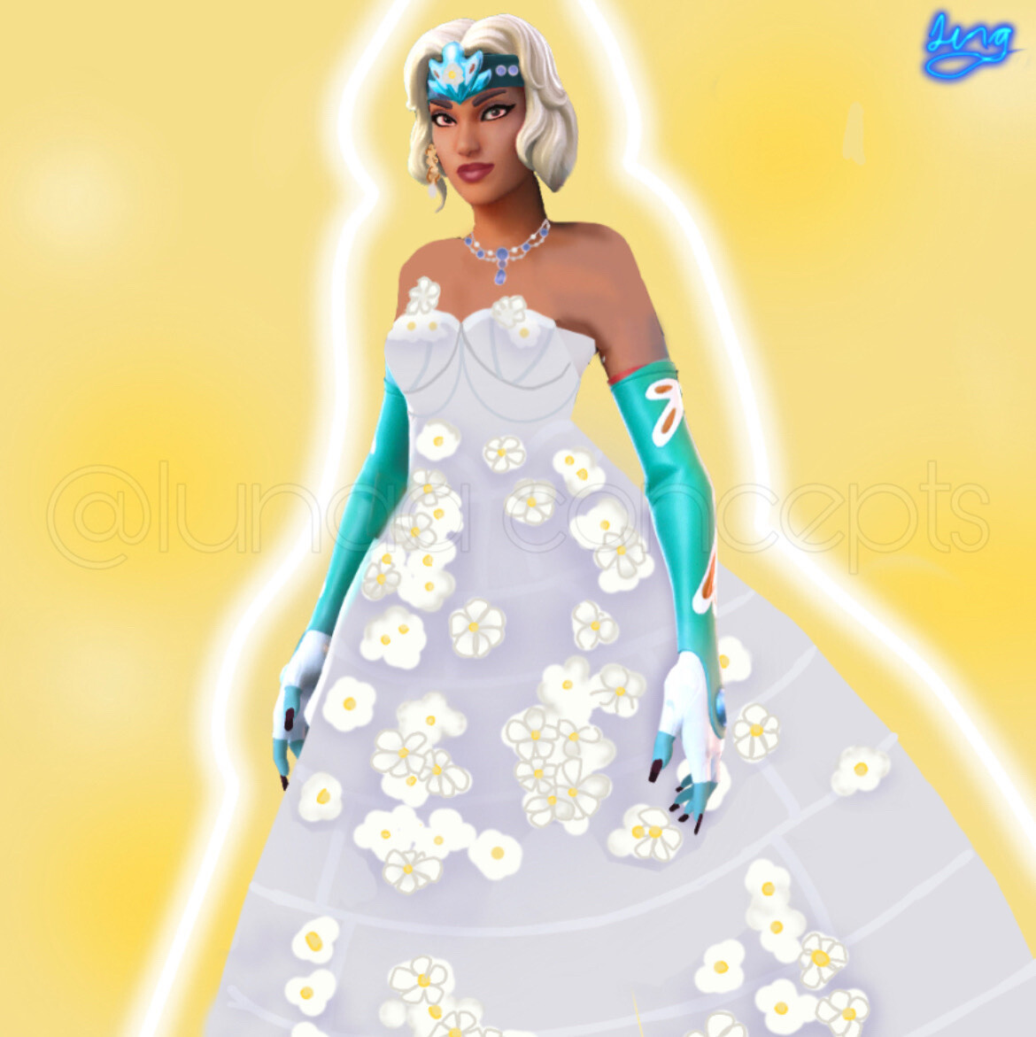 ArtStation - Flower queen