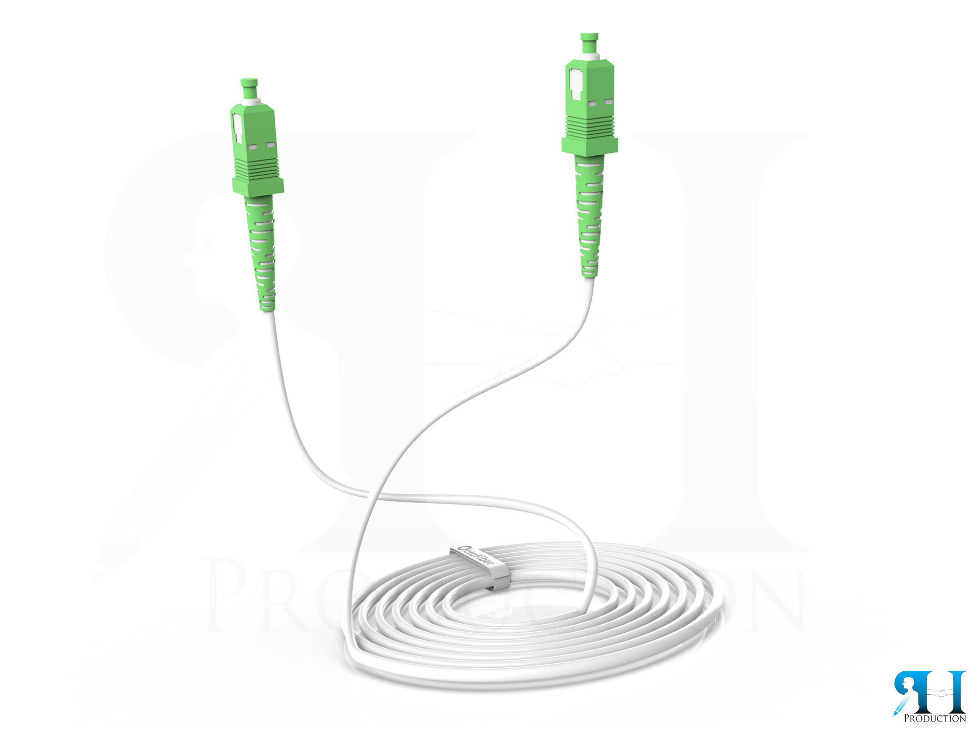 ArtStation - Green Connector Cable