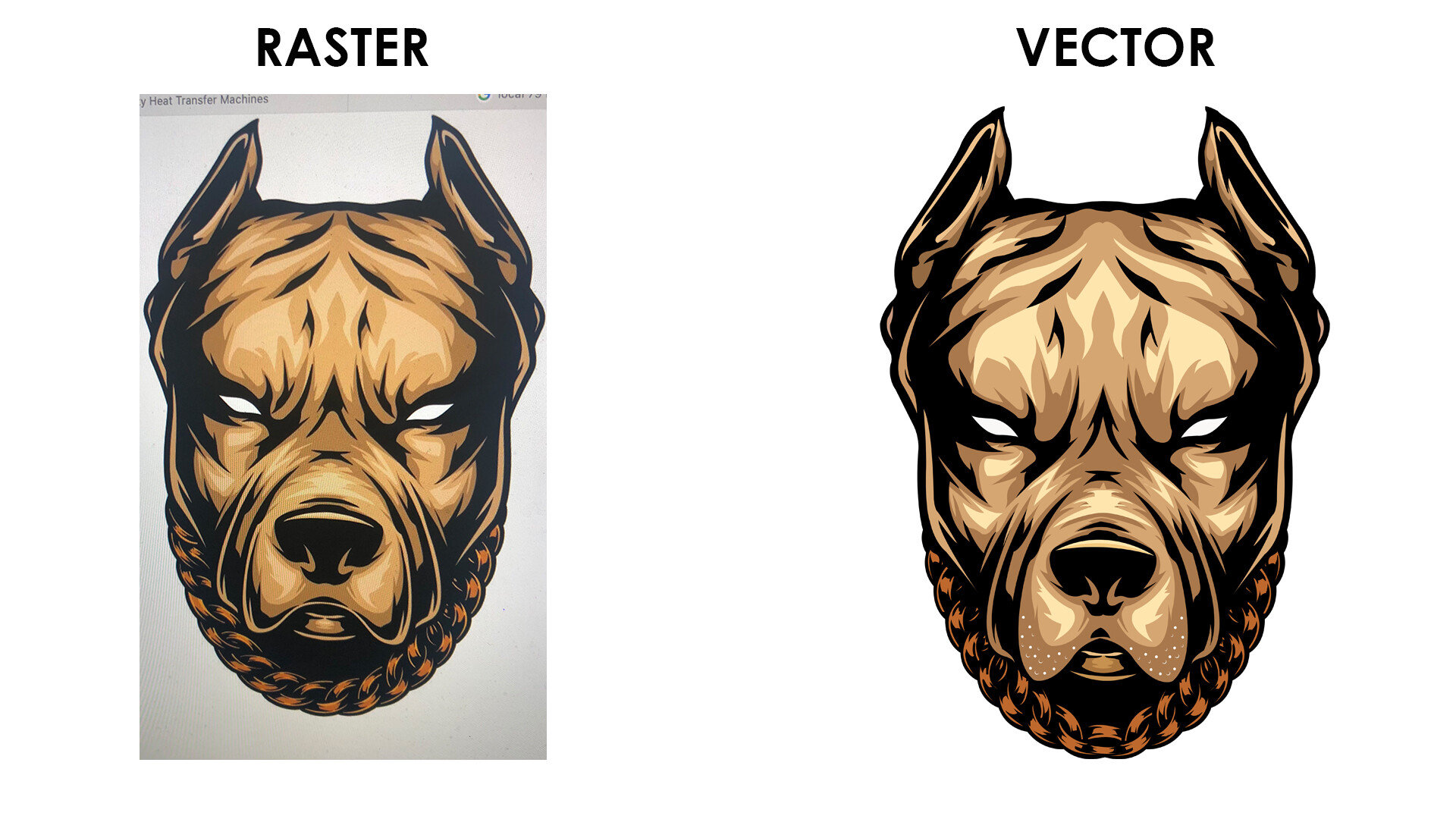 ArtStation - Raster To Vector Of Dog