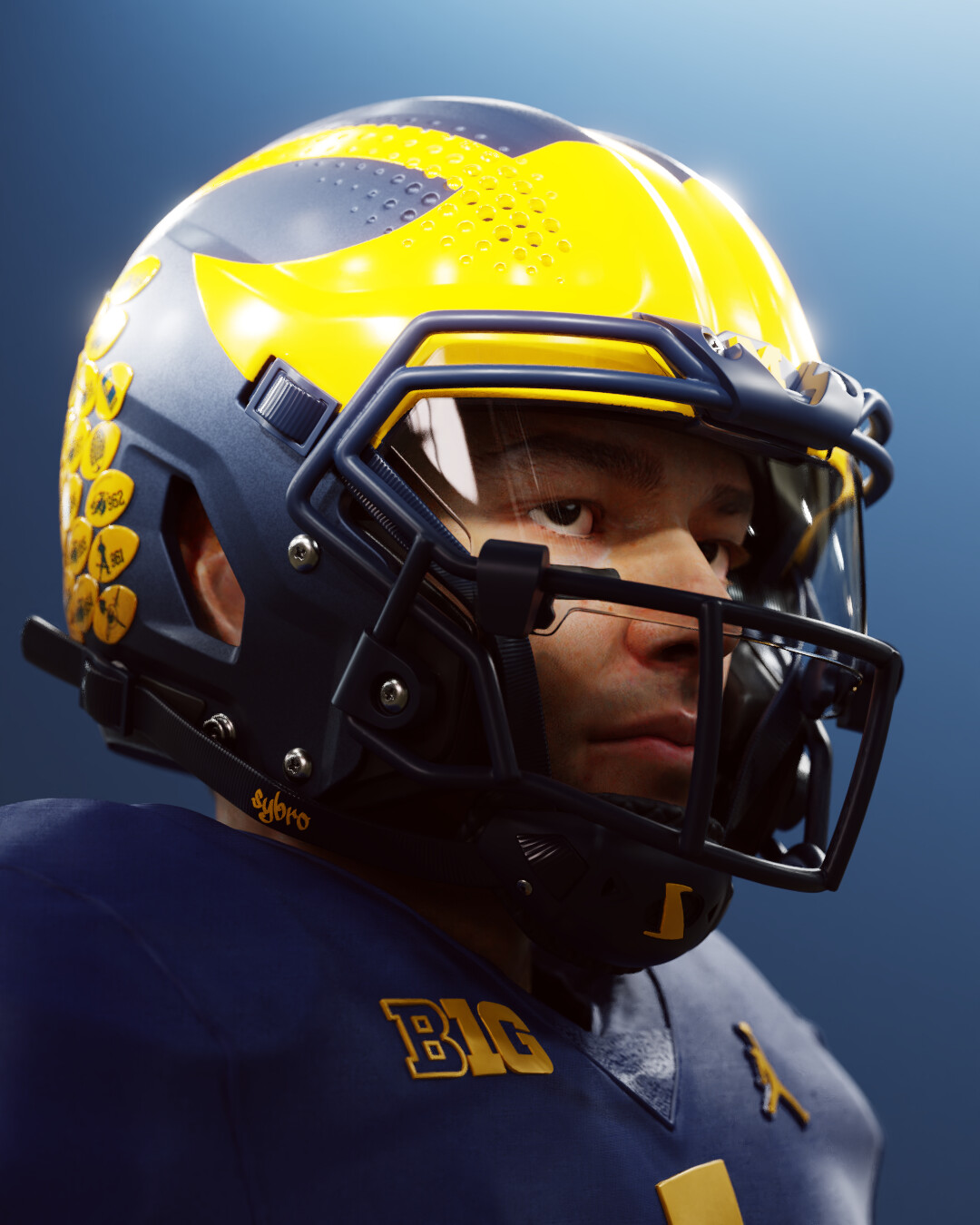 ArtStation - Michigan helmet