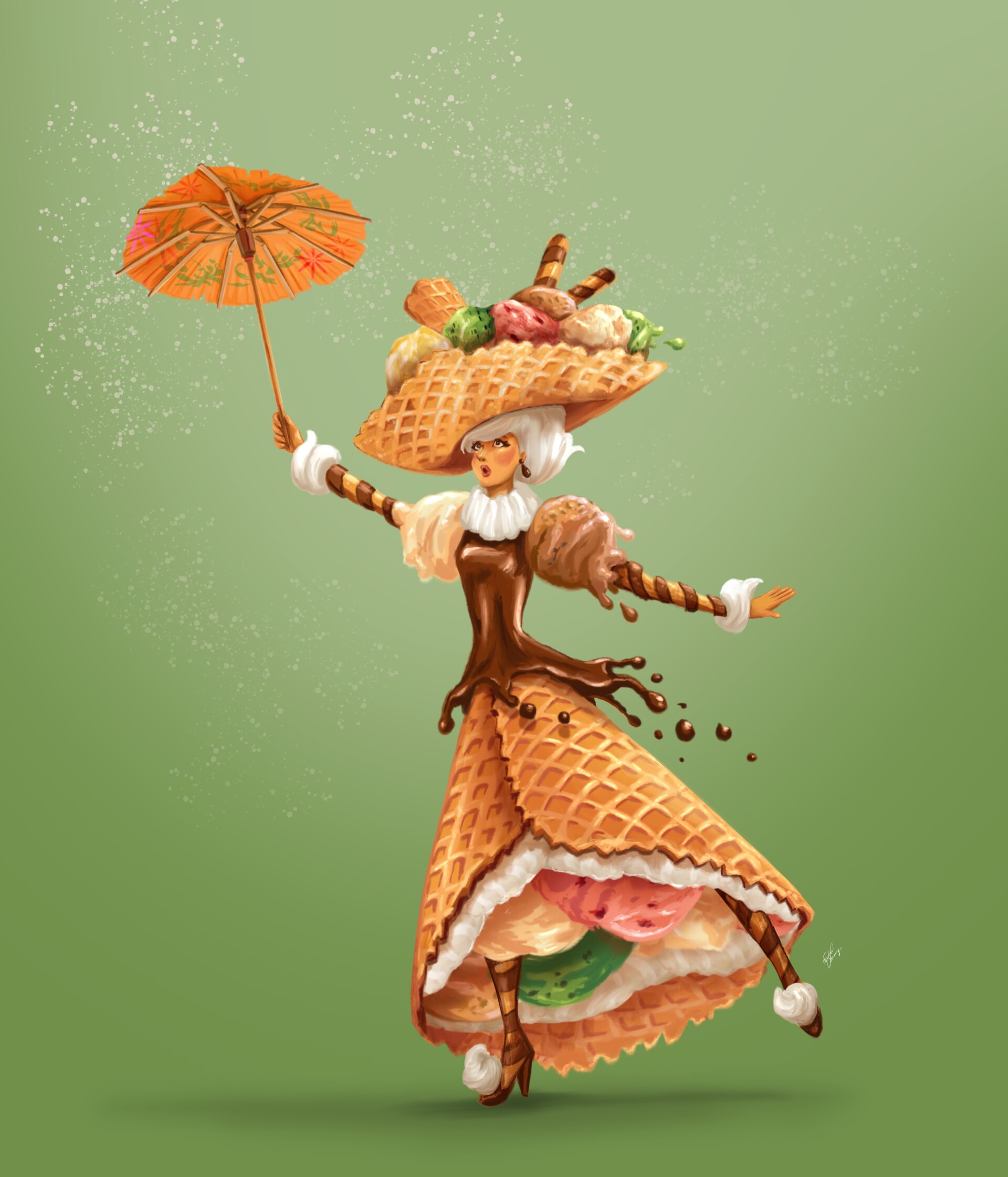 ArtStation - Candy people - Character Illustration