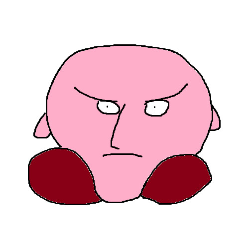 ArtStation - kirby, but he's pissed