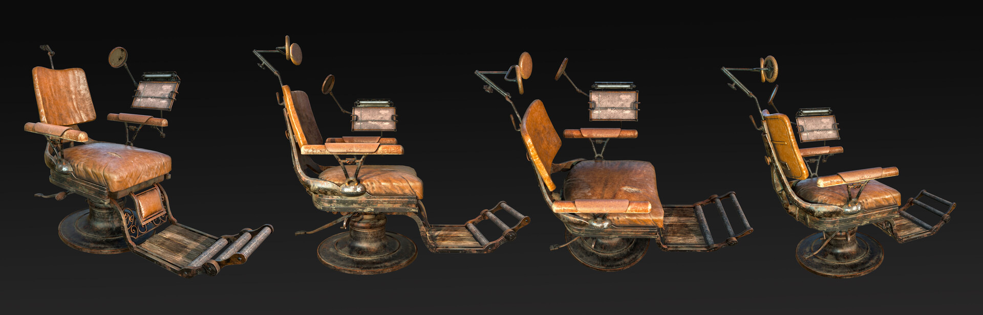 ArtStation - Student Works-Barber chair