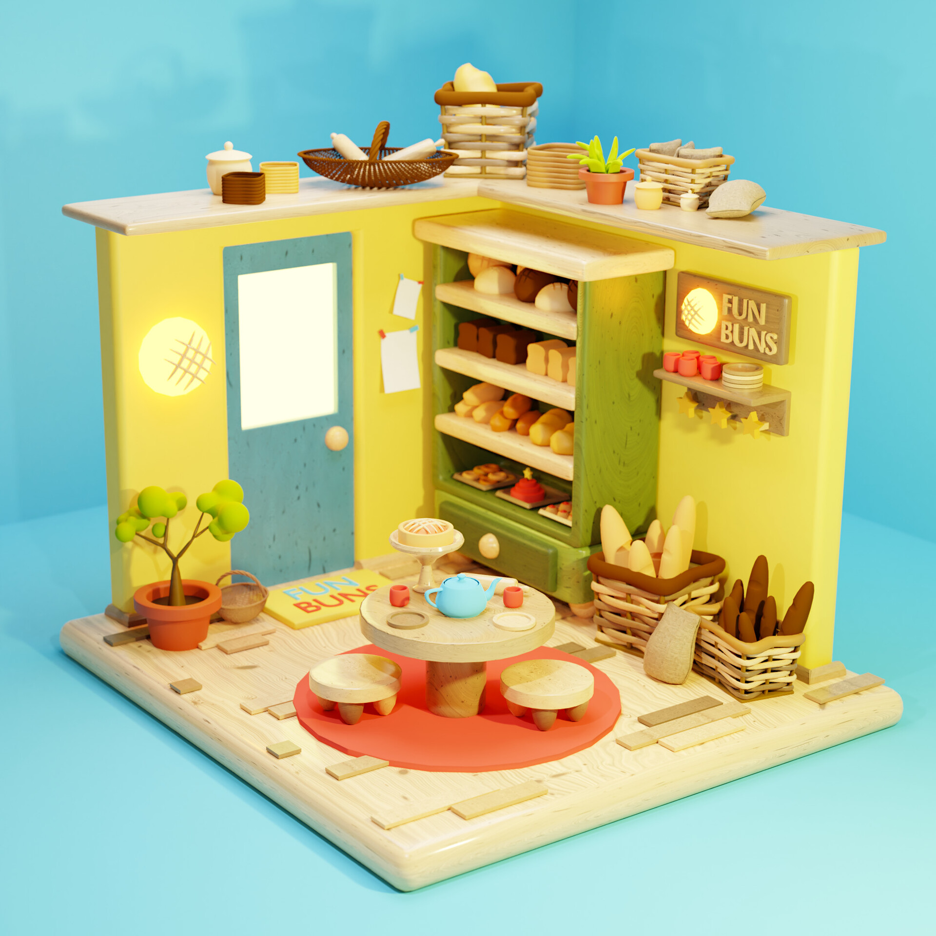 ArtStation - Fun Buns Bakery