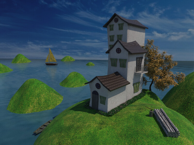 ArtStation - House On The Hill