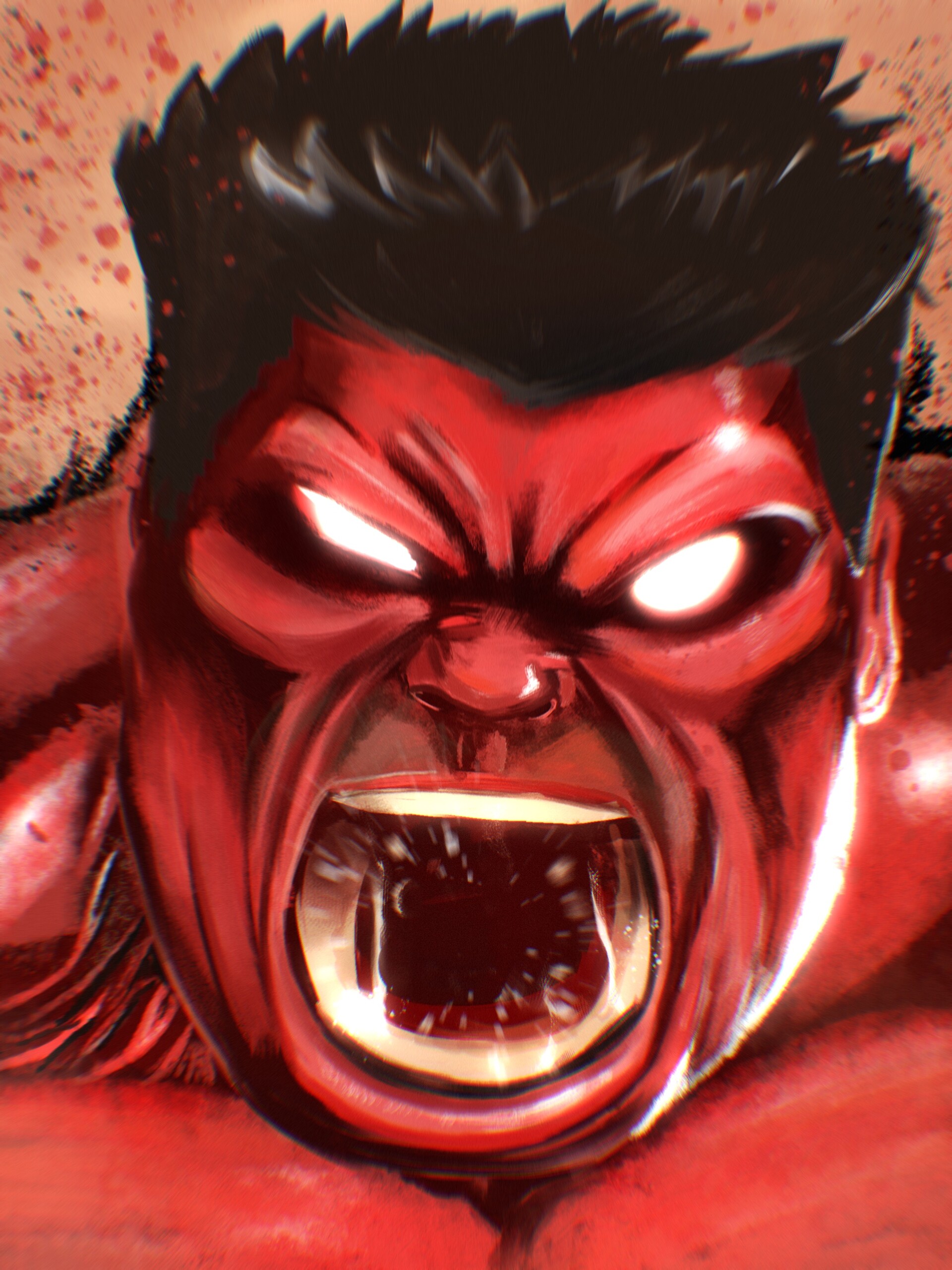 ArtStation - Red Hulk