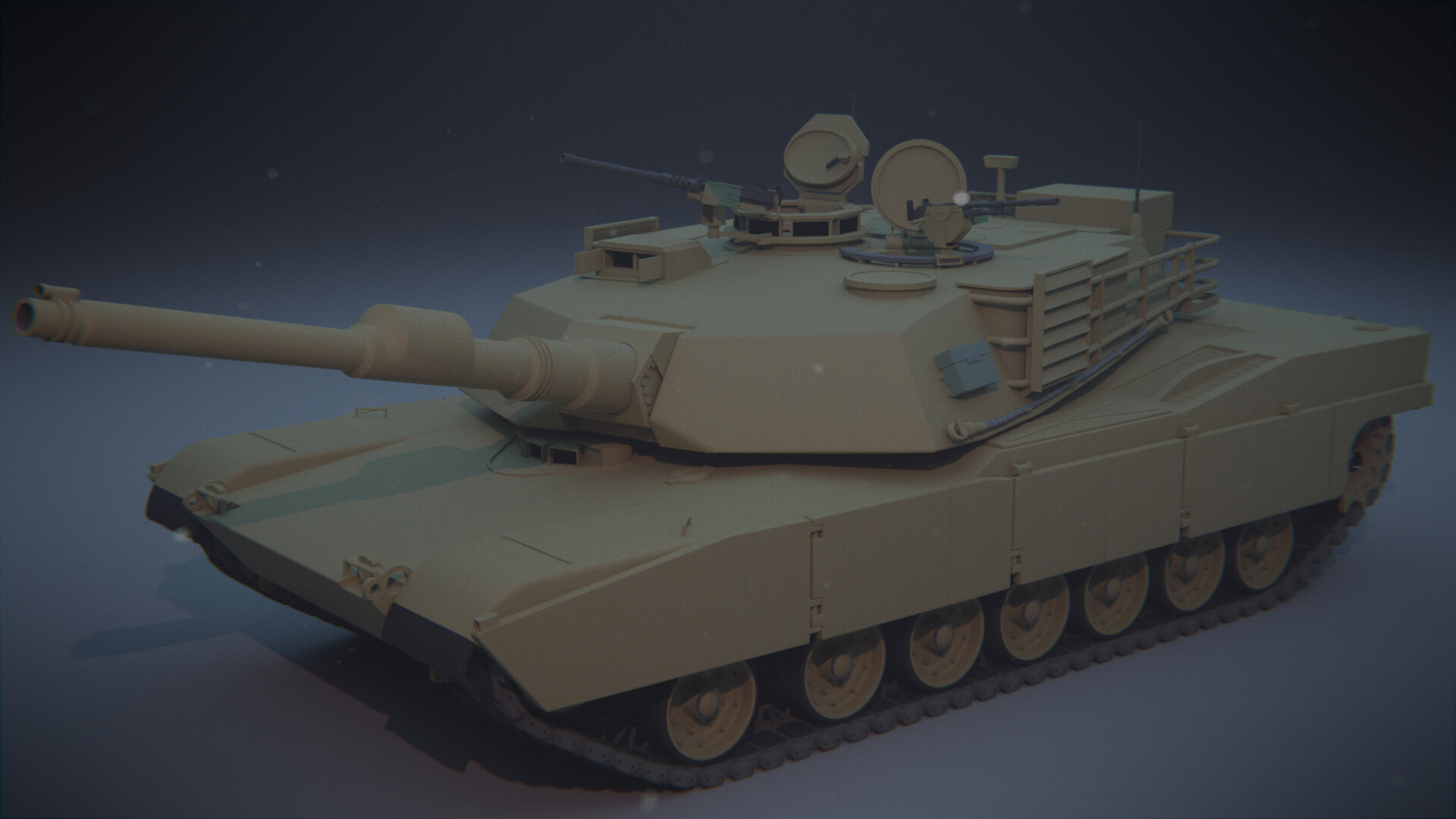 ArtStation - Abrams tank