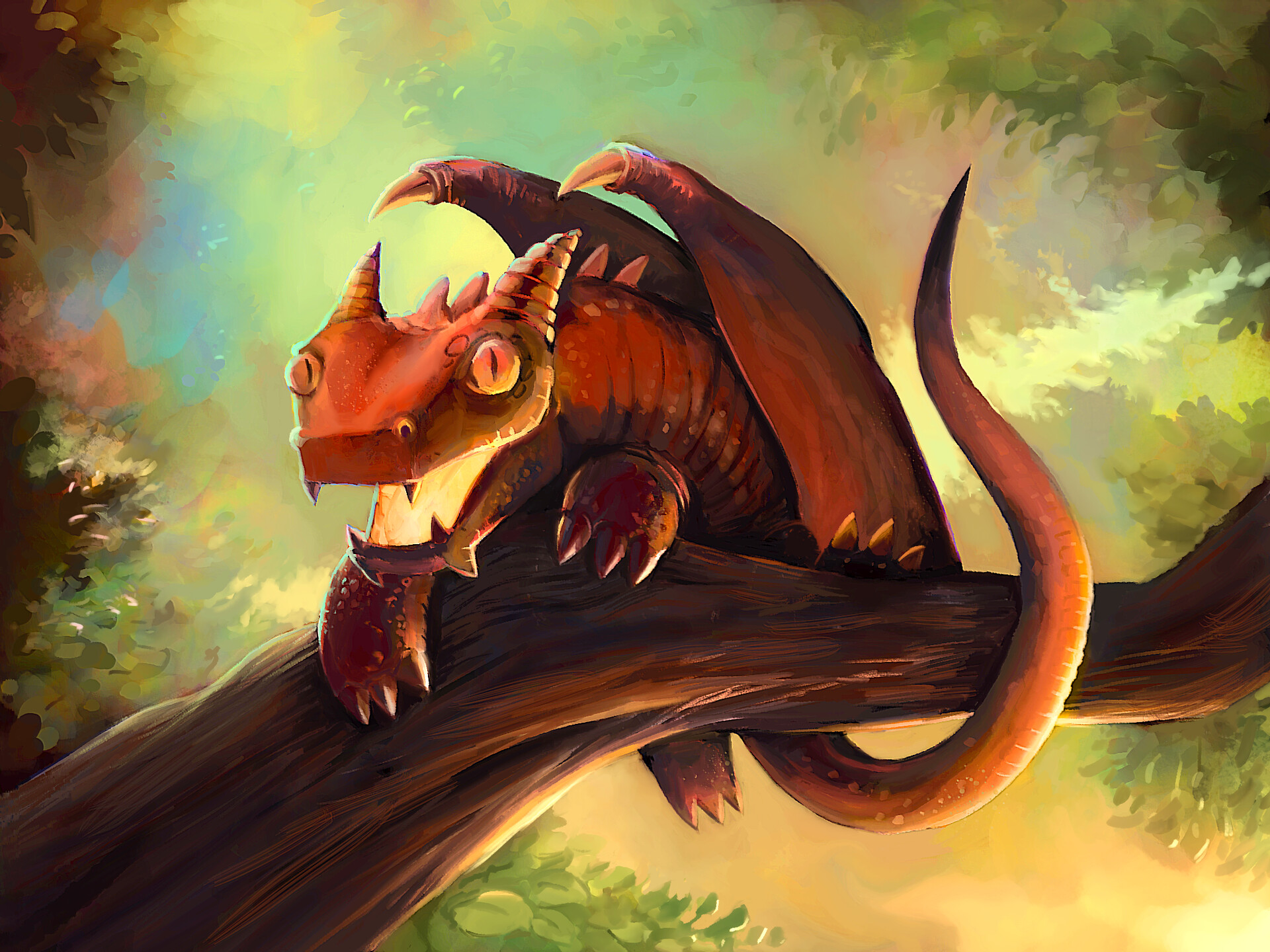 ArtStation - Baby dragon