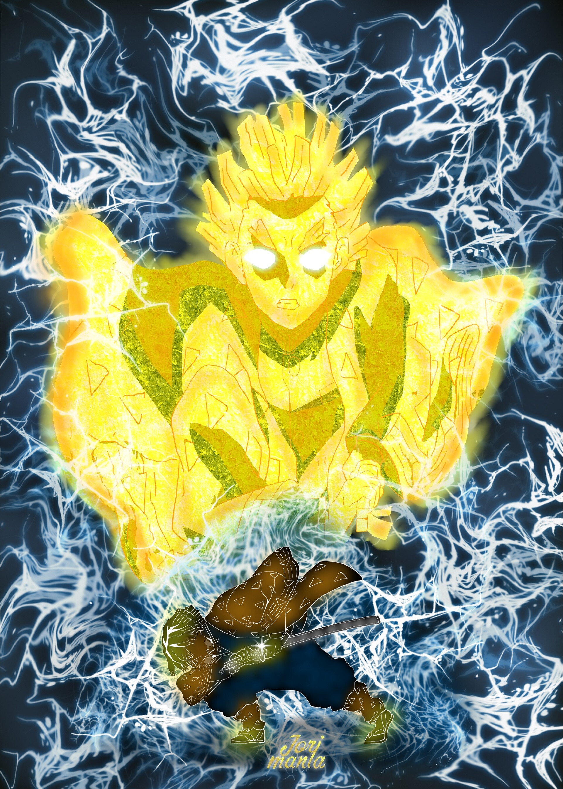 ArtStation - Demon Slayer - Zenitsu Agatsuma