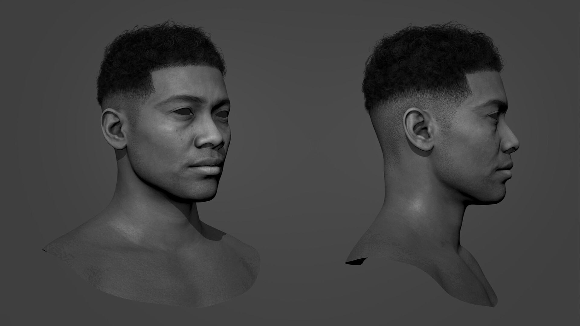 TriGon Art - Realtime Hair - Hightop