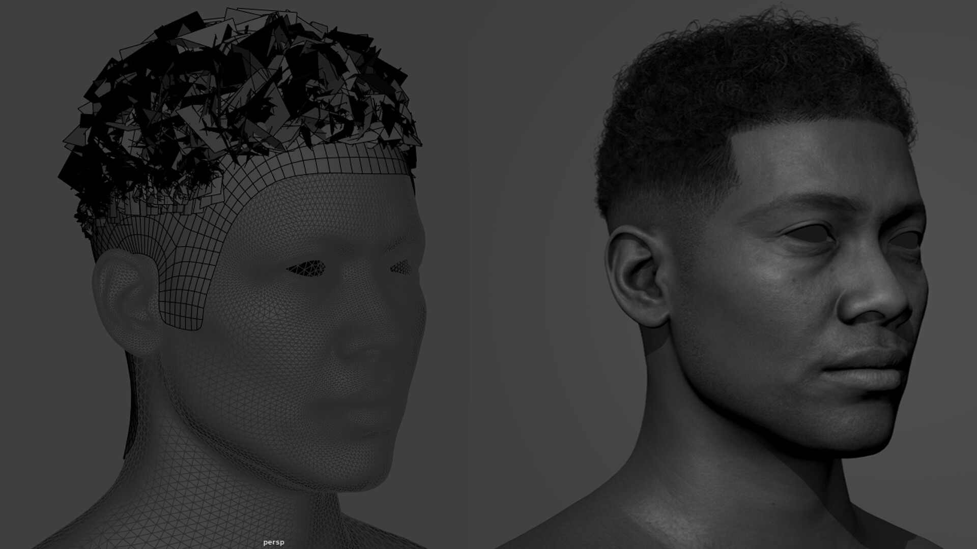 TriGon Art - Realtime Hair - Hightop