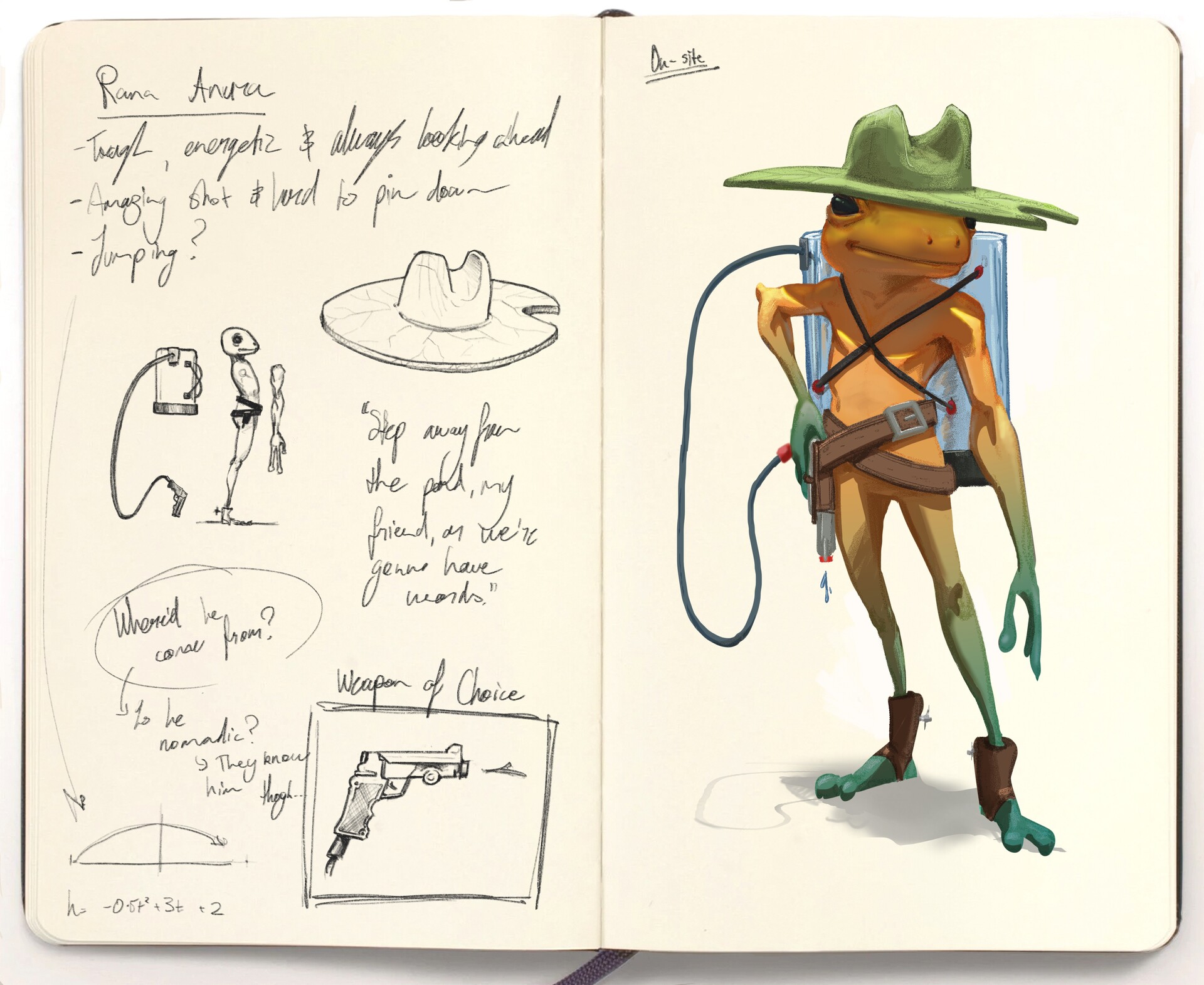 ArtStation - Frog Cowboy