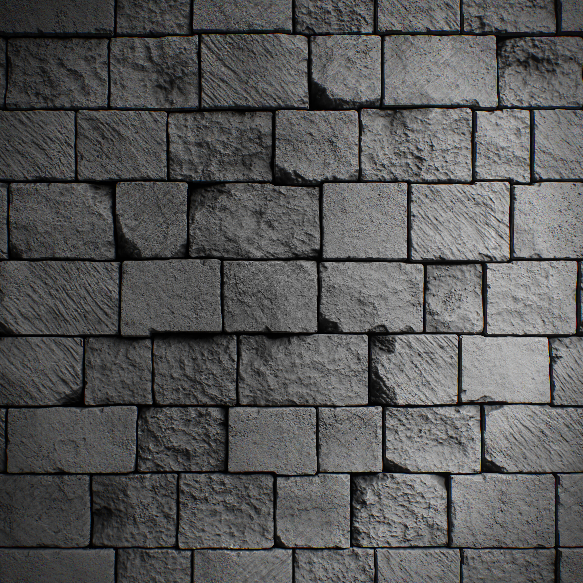 Bradley Crankshaw - Ancient Temple Wall - Substance Designer