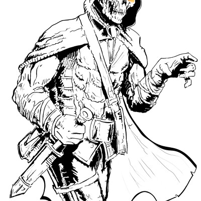 dc scarecrow coloring page