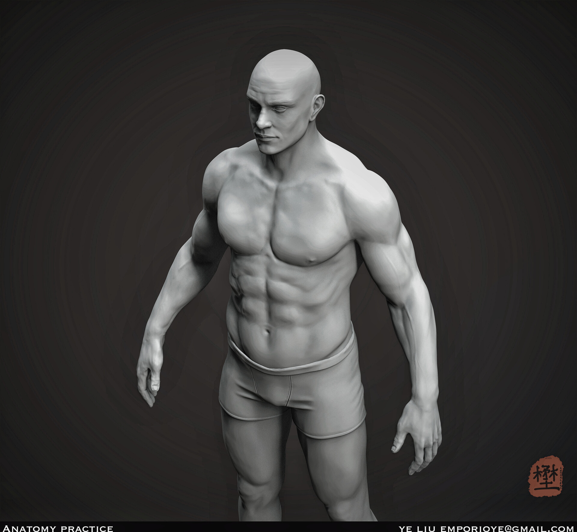 ArtStation - Anatomy practice