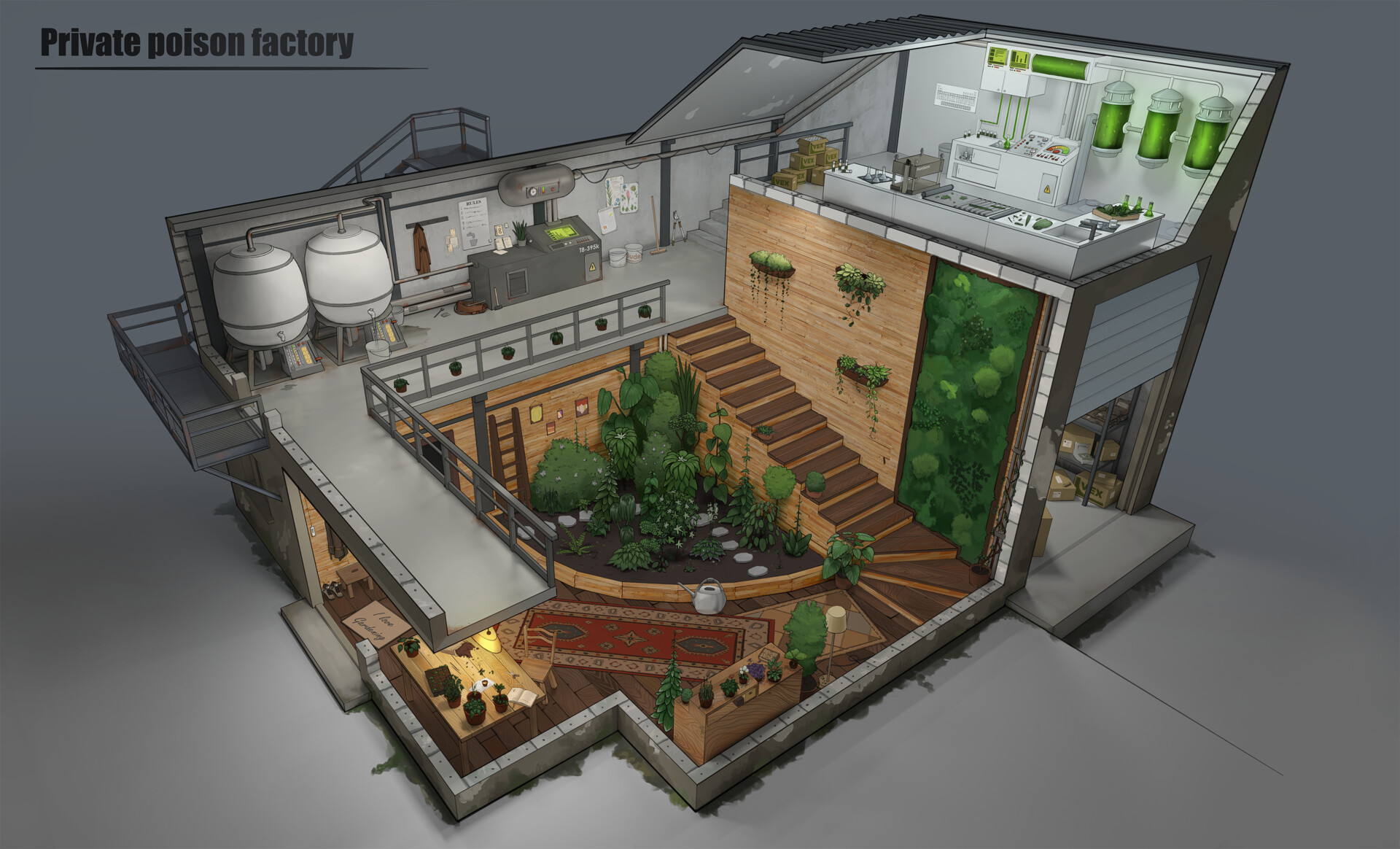 ArtStation - Poison factory