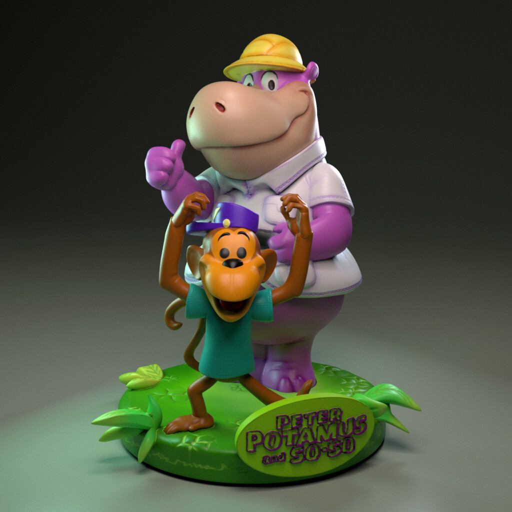 ArtStation - Peter Potamus and So-so-For 3d Printing