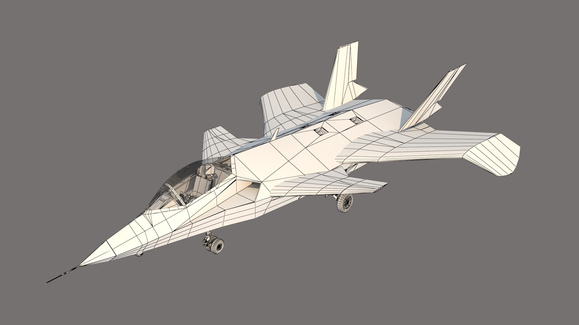 Tim Samedov - Qaher F-313 iranian stealth fighter 3d model