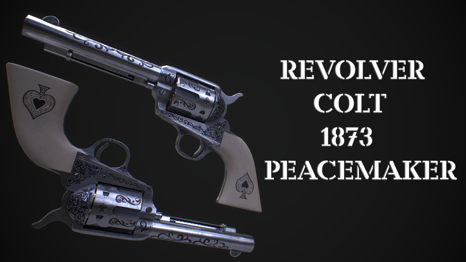 ArtStation - Revolver Colt 1873