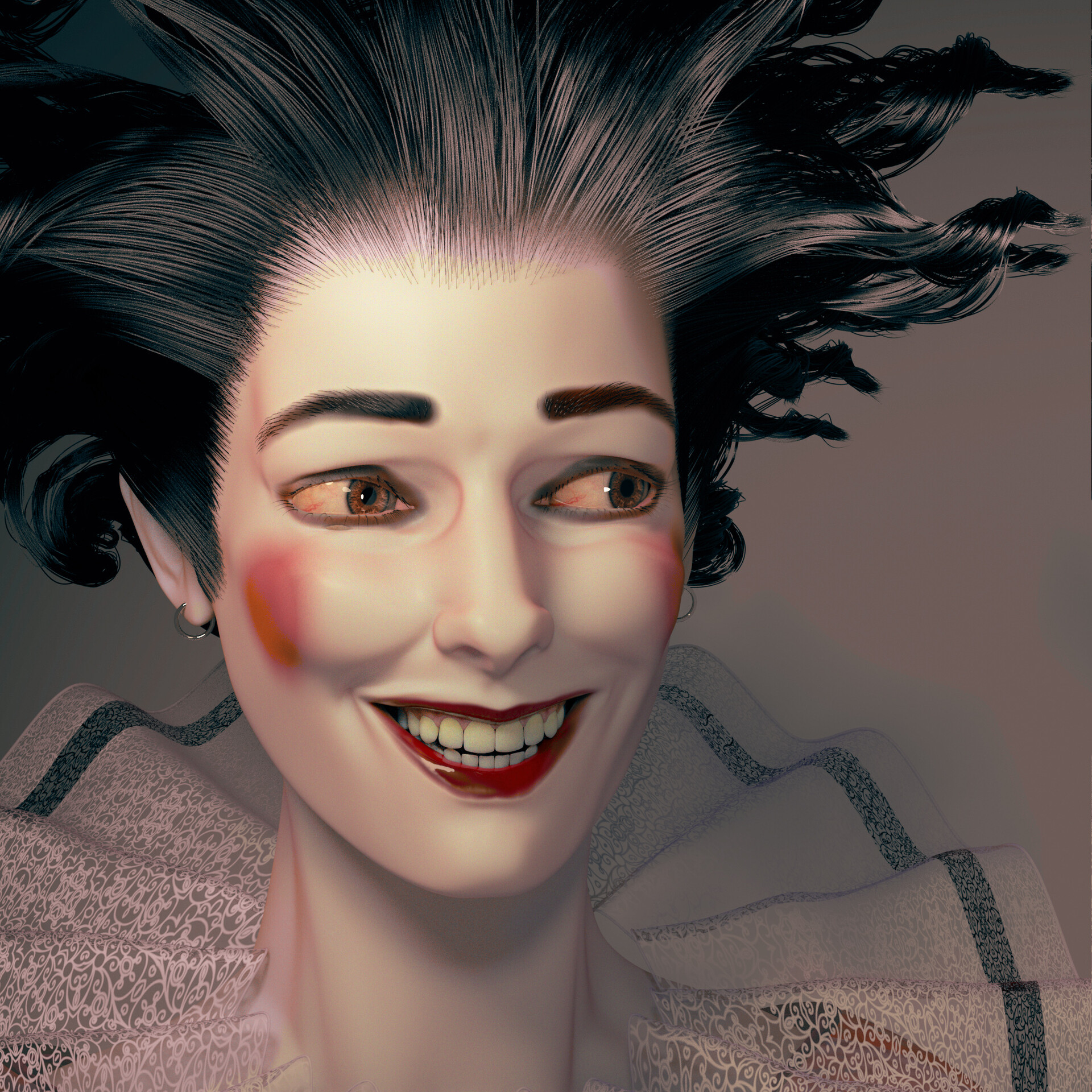 ArtStation - Facial rigging, in Maya