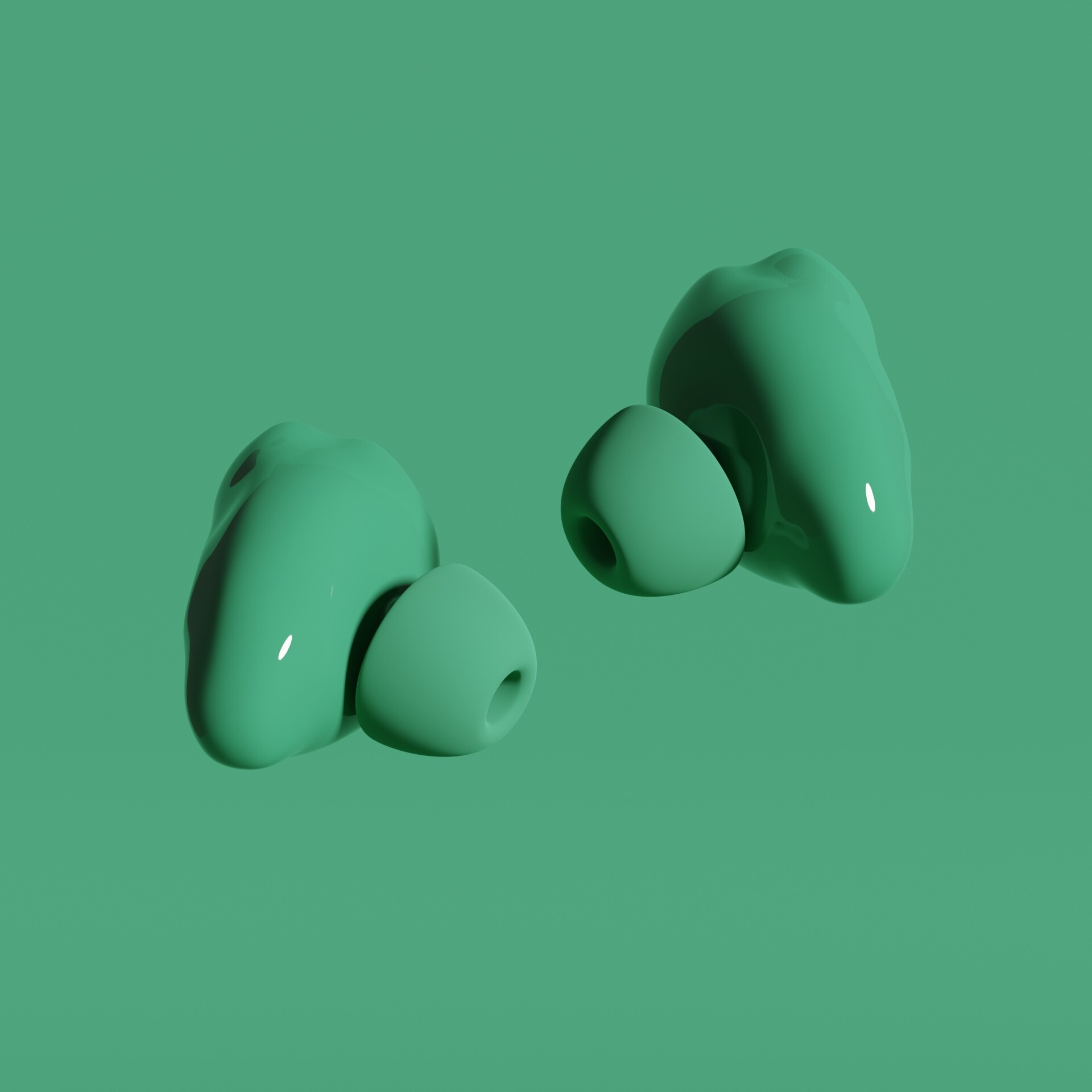 ArtStation - Powdery Green In ears