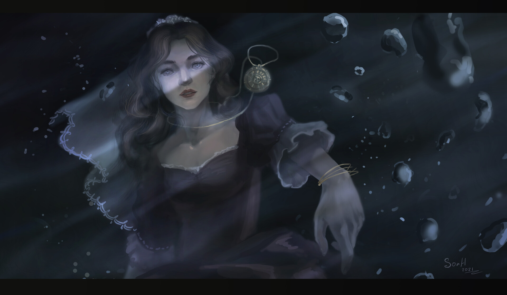 ArtStation - Drowned woman