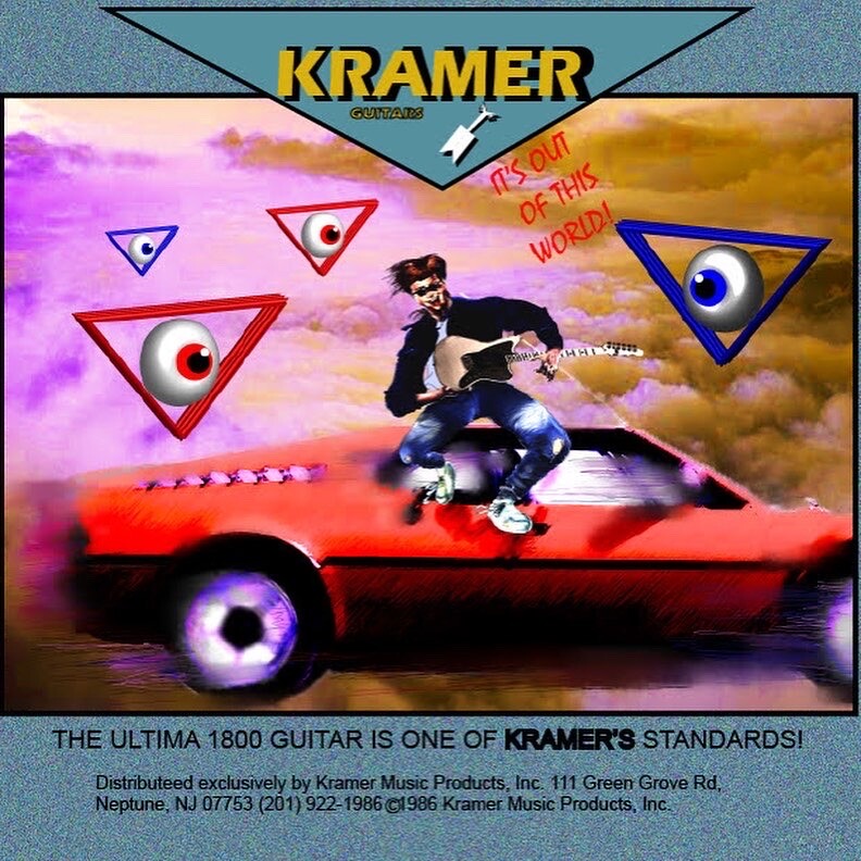 Curt Norwood - Vaporwave-stylized 80s Kramer ad Artist: Miles Norwood