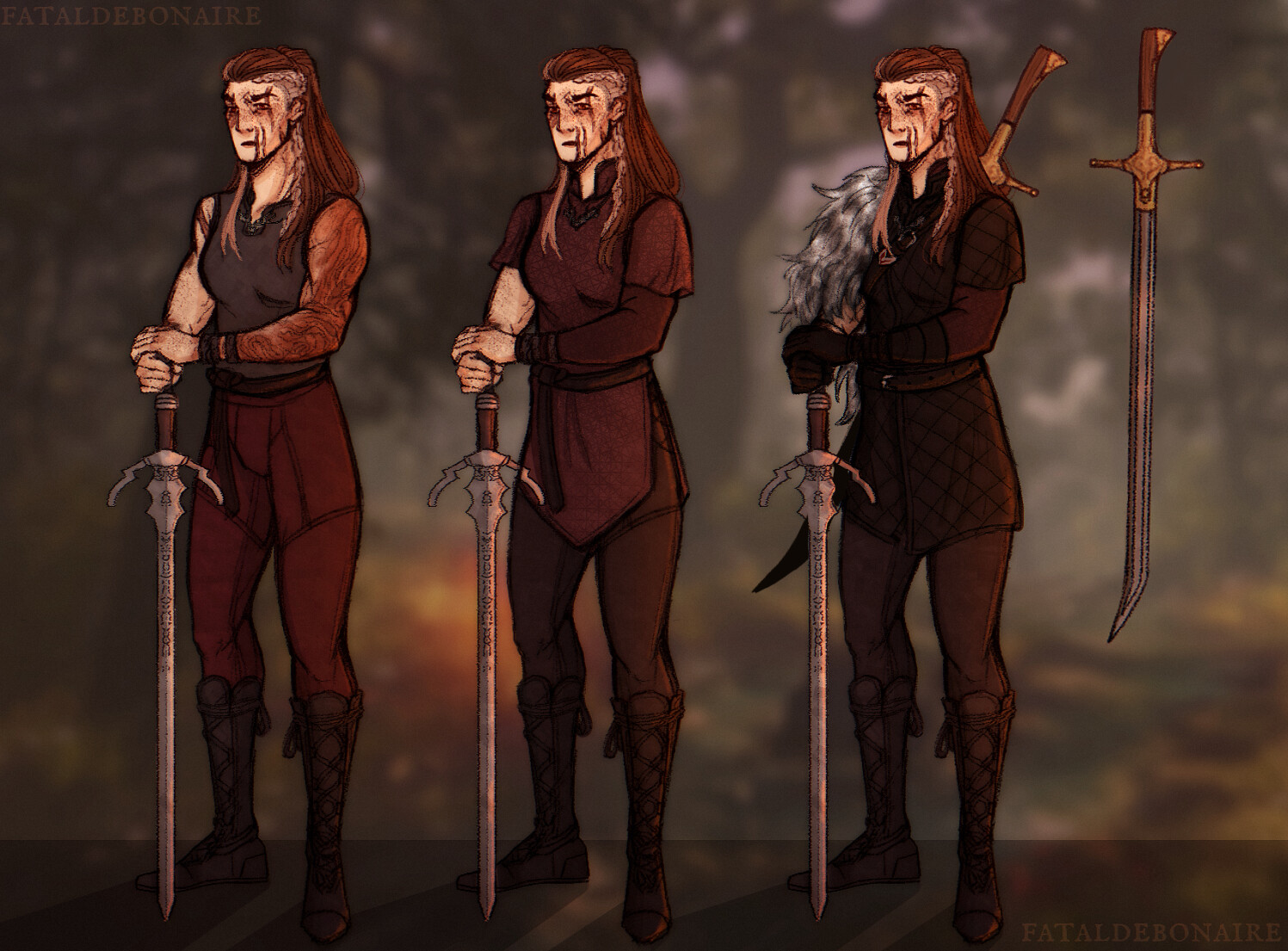 ArtStation - Witcher OC illustration