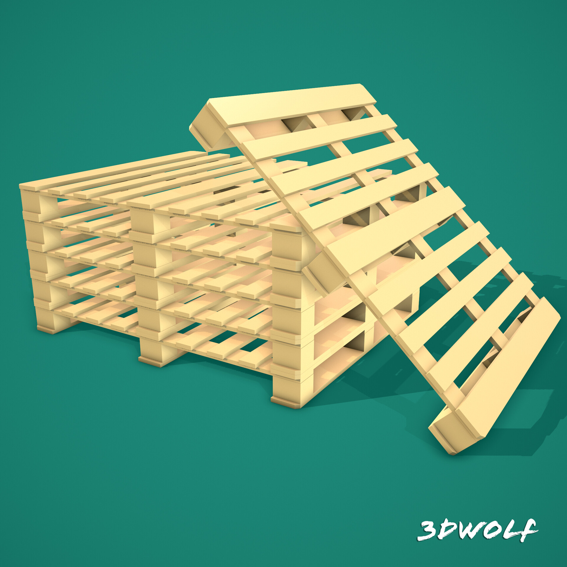 ArtStation - Wooden Pallet