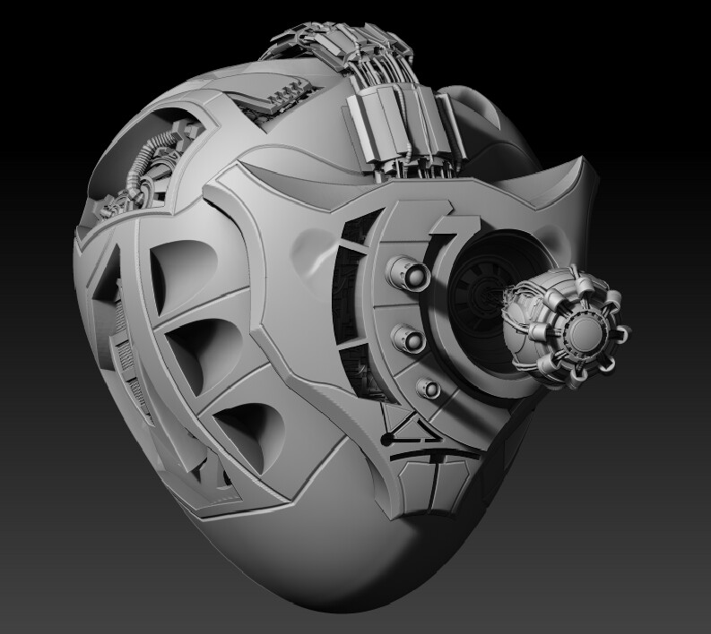 ArtStation - Cybernetic Head