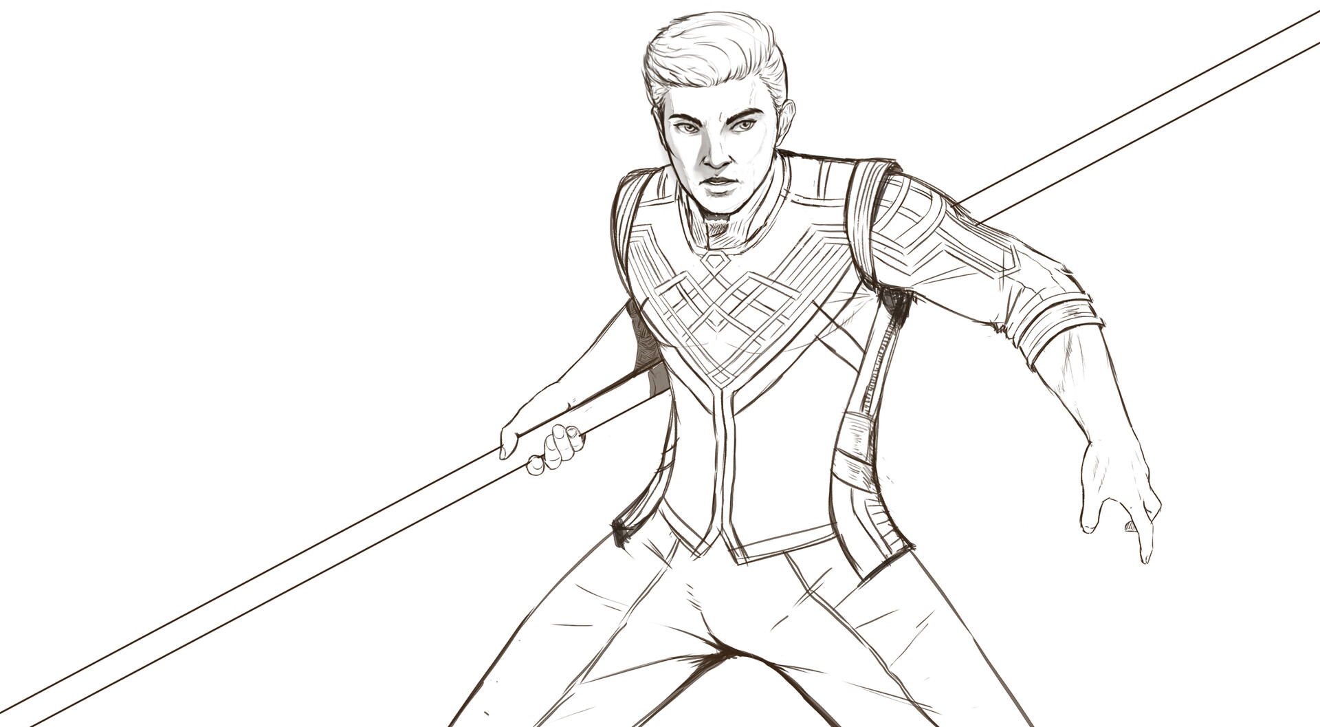 shang chi coloring pages