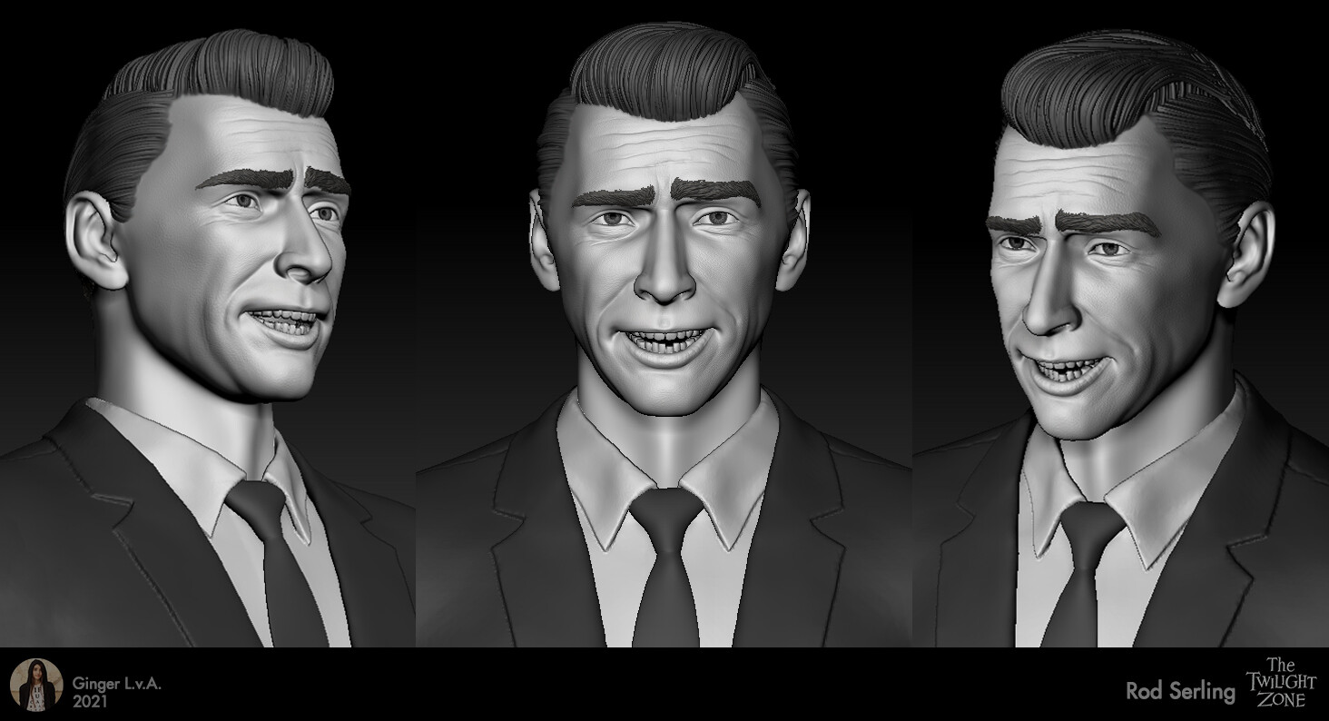 ArtStation - Twilight Zone Rod Serling