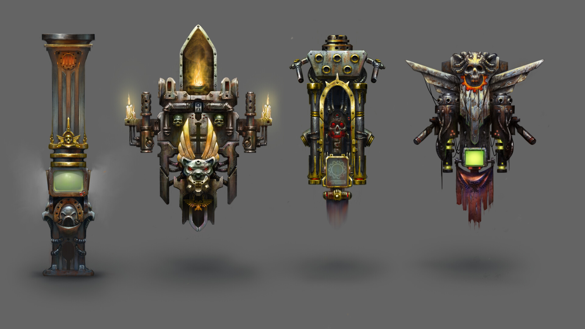 ArtStation - W40K fanart props