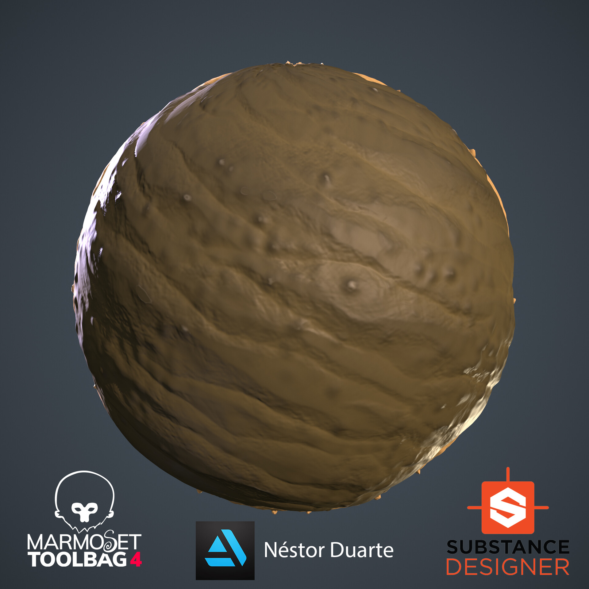 ArtStation - Stylized Mud -Substance Designer