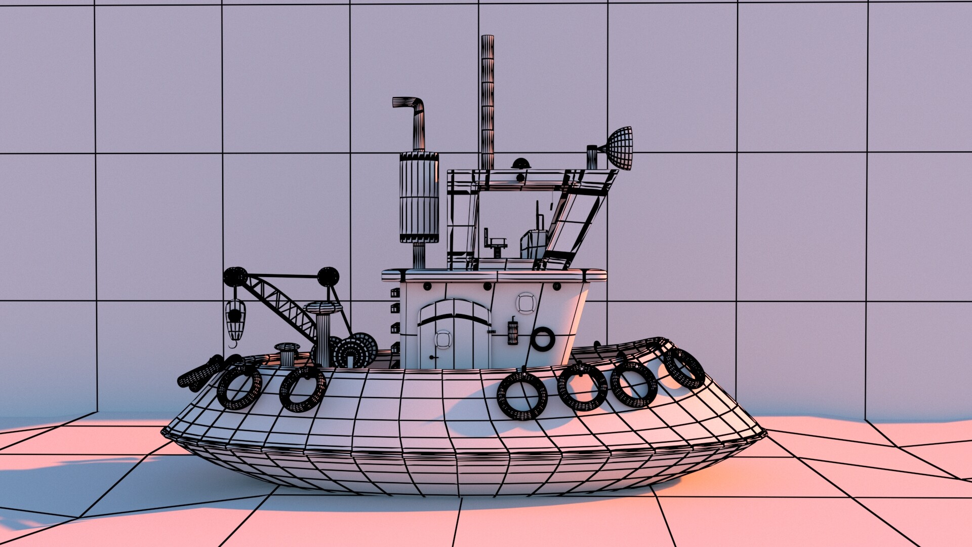 ArtStation - 3d gaming ship