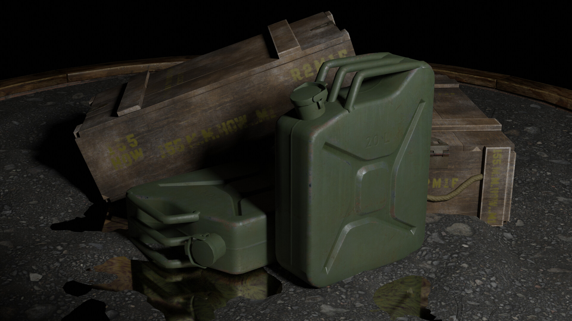 ArtStation - World war props