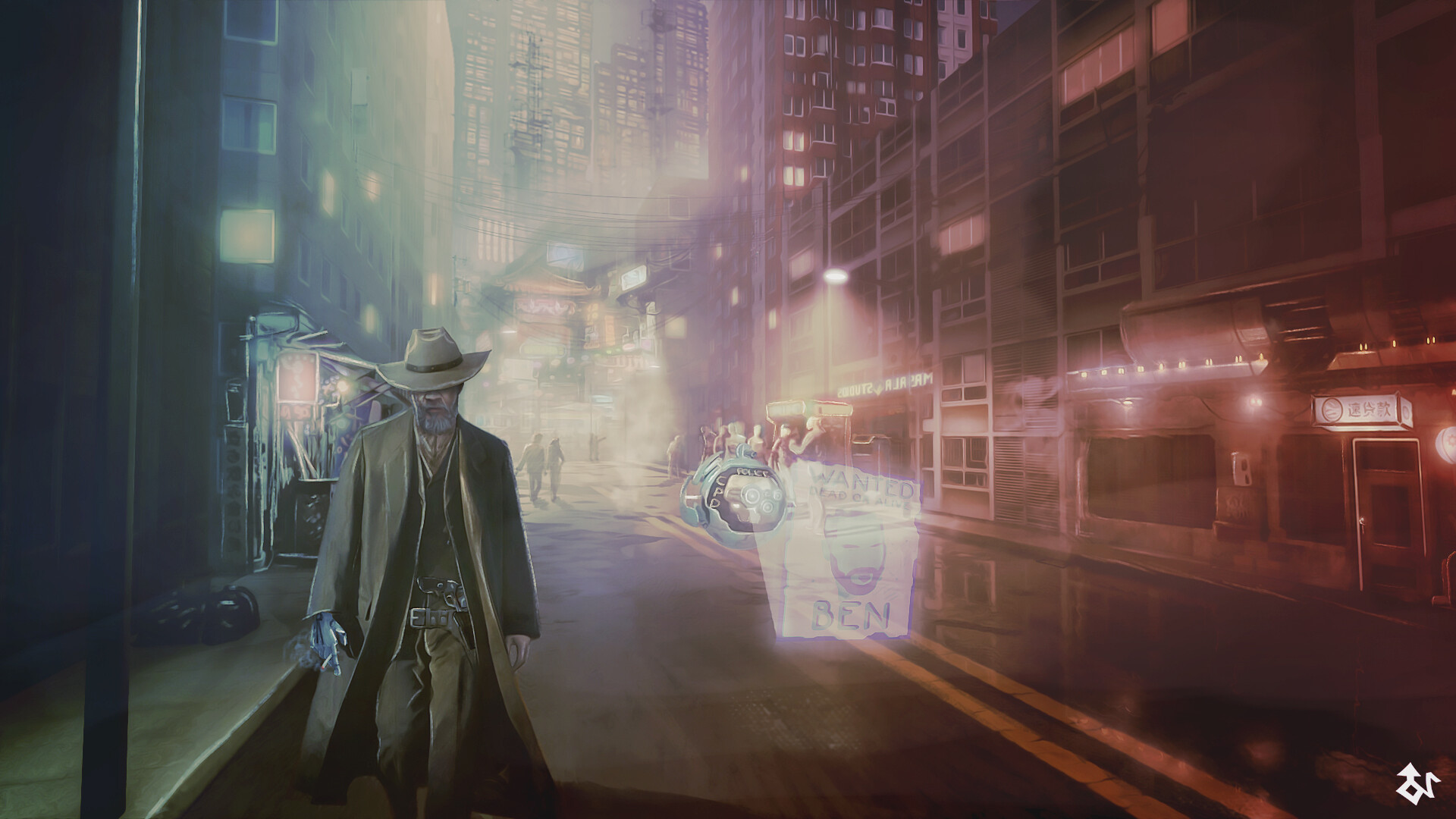 ArtStation - Cowboy In The Future