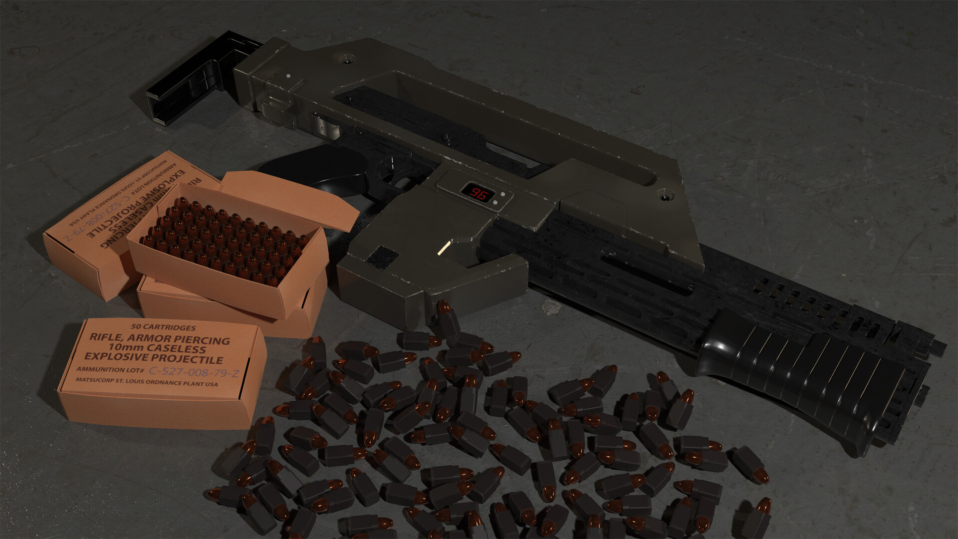 ArtStation - M41A Pulse Rifle