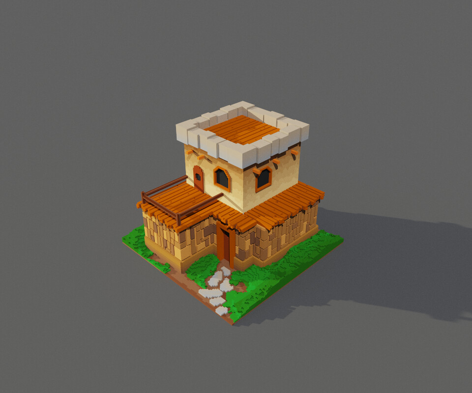 ArtStation - Voxel House