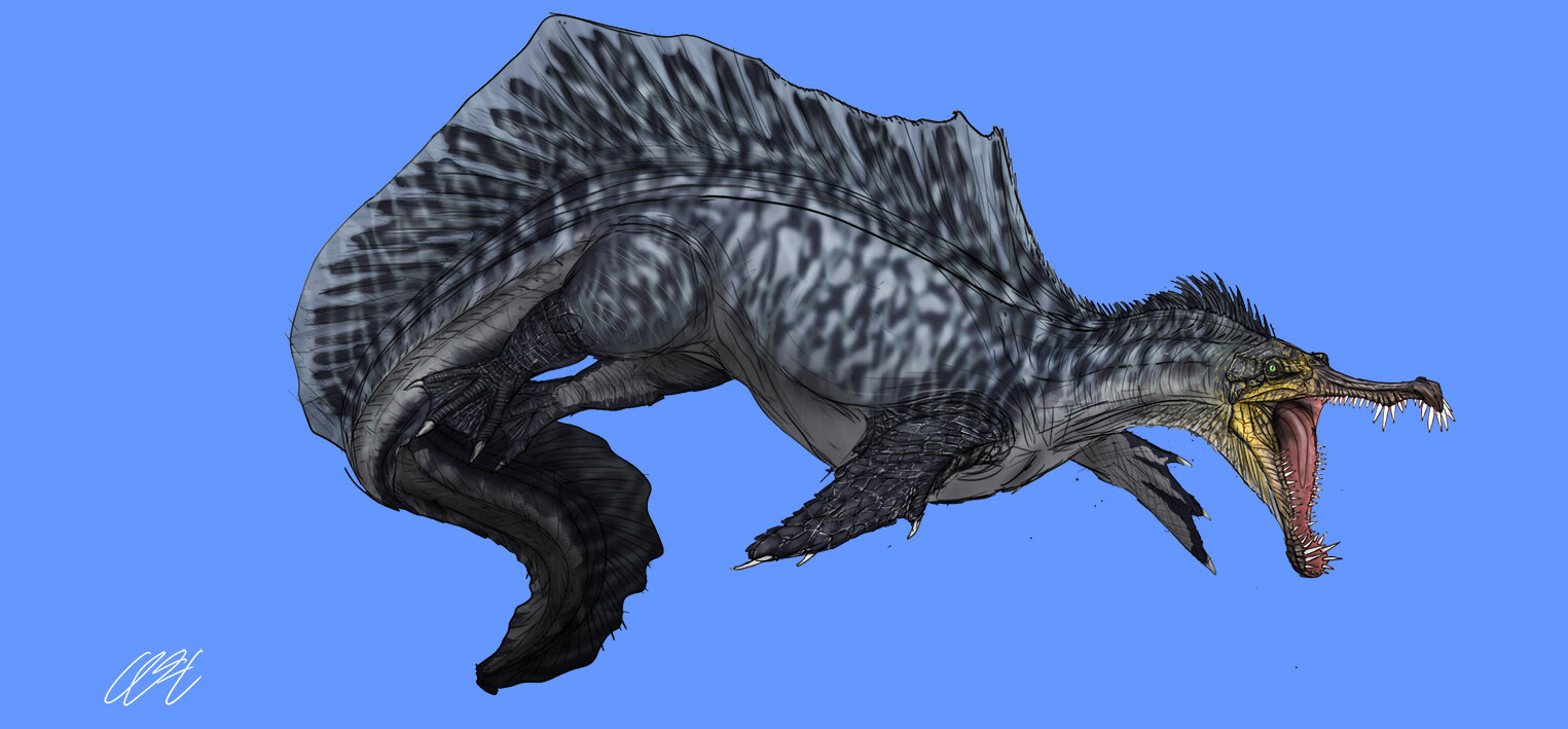 ArtStation - Sea Spino 2D concept art