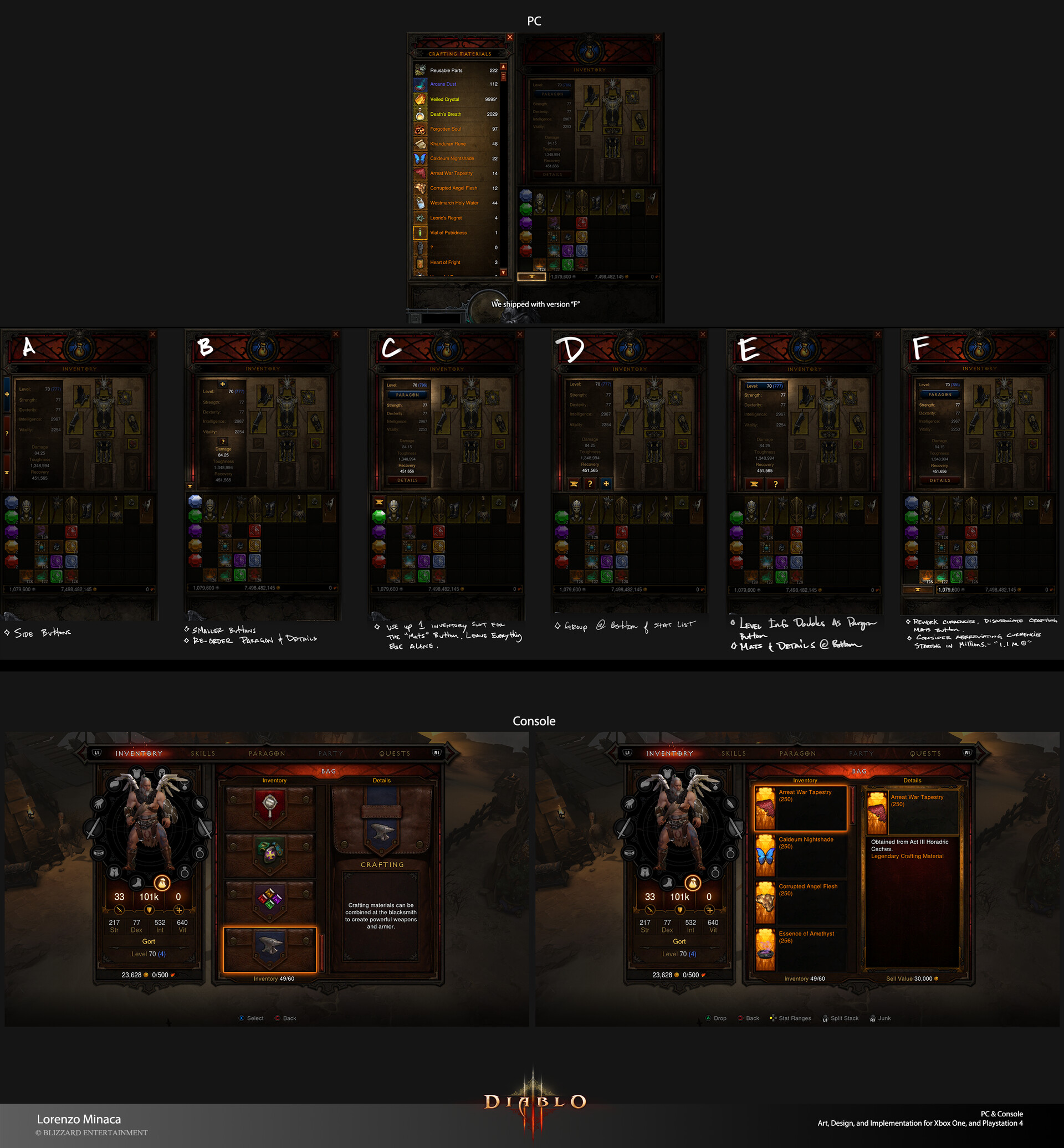 Lorenzo A. Minaca - Diablo III - UI