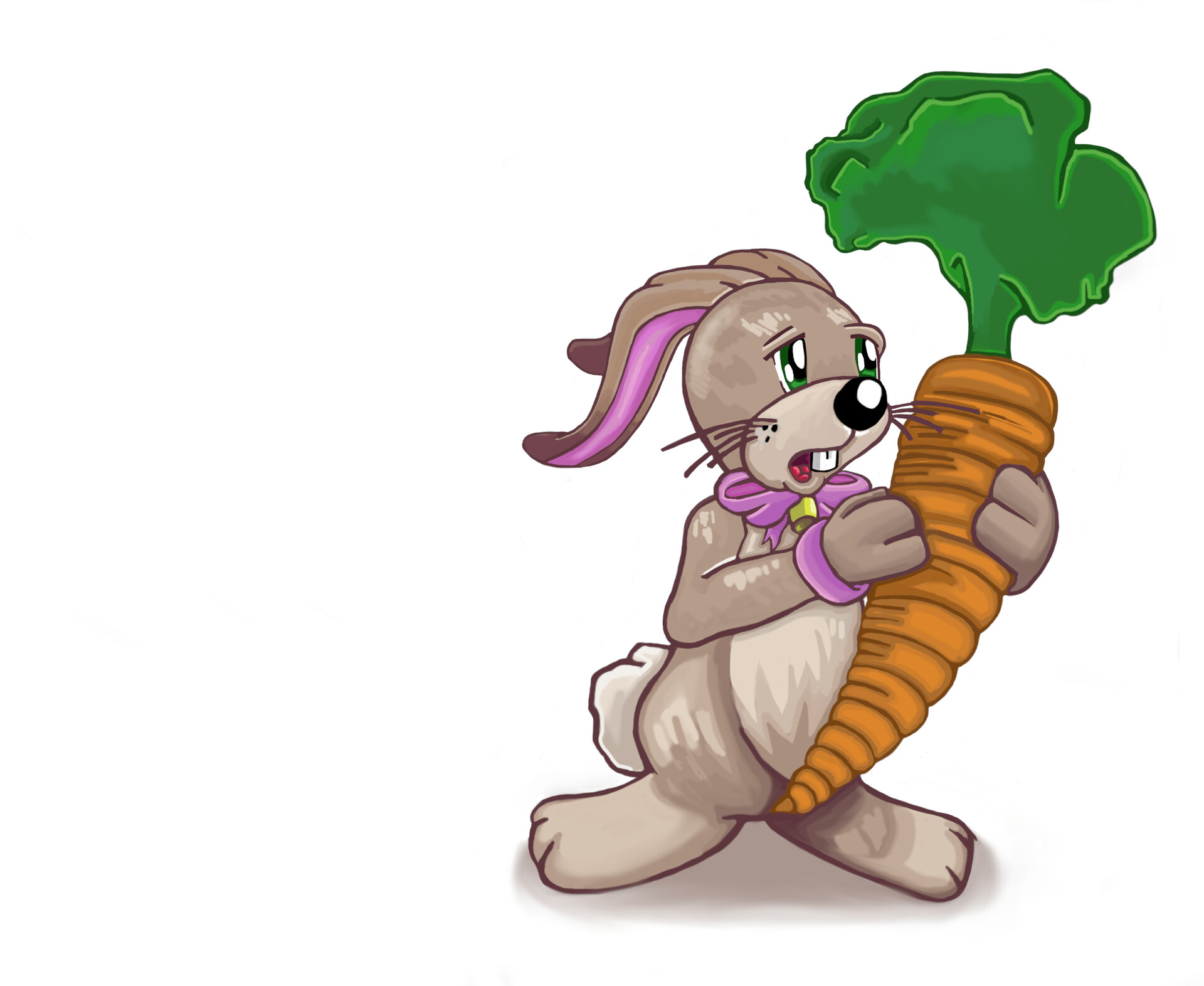 ArtStation - Bunny with a Carrot