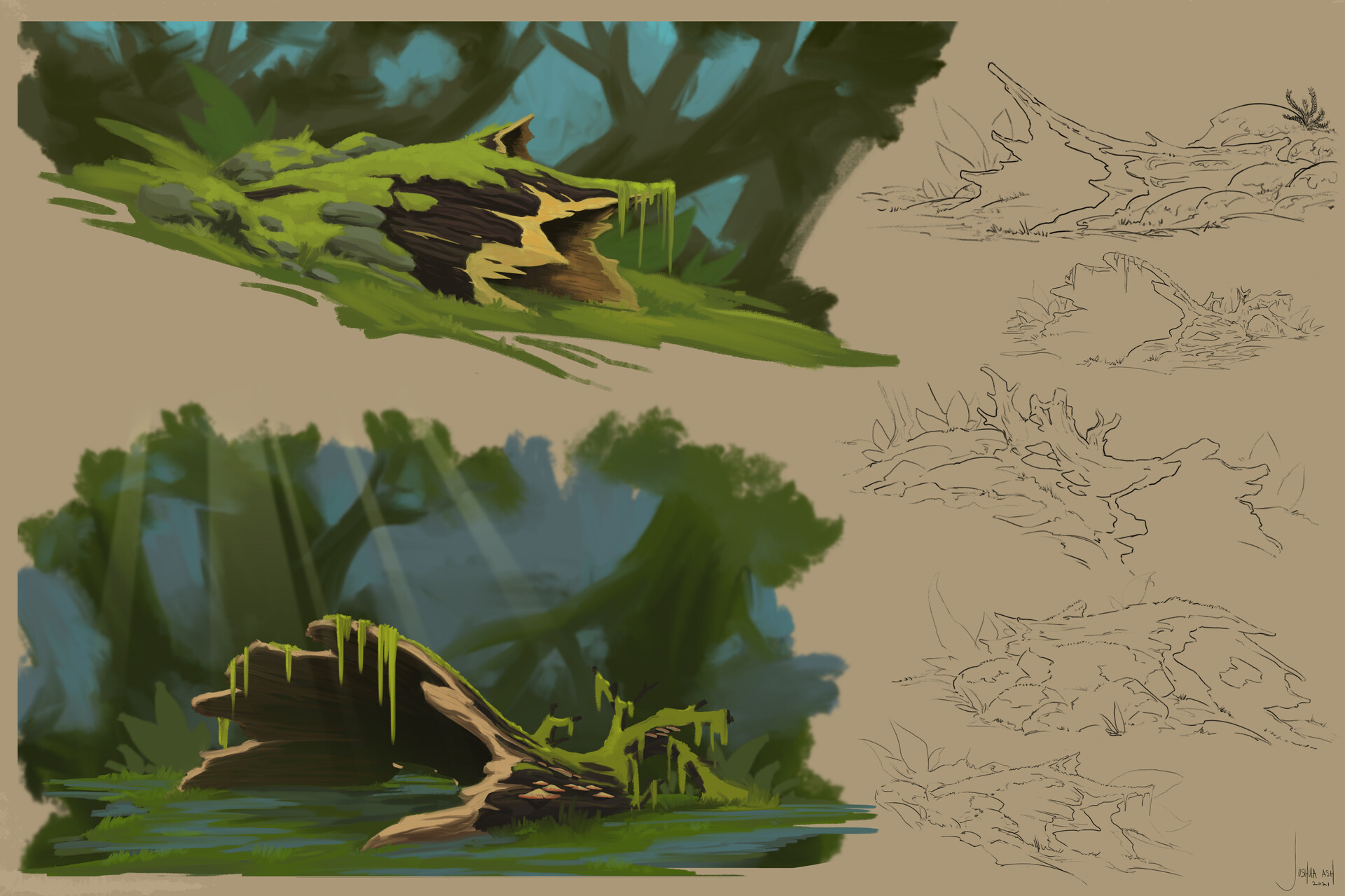 ArtStation - log concepts