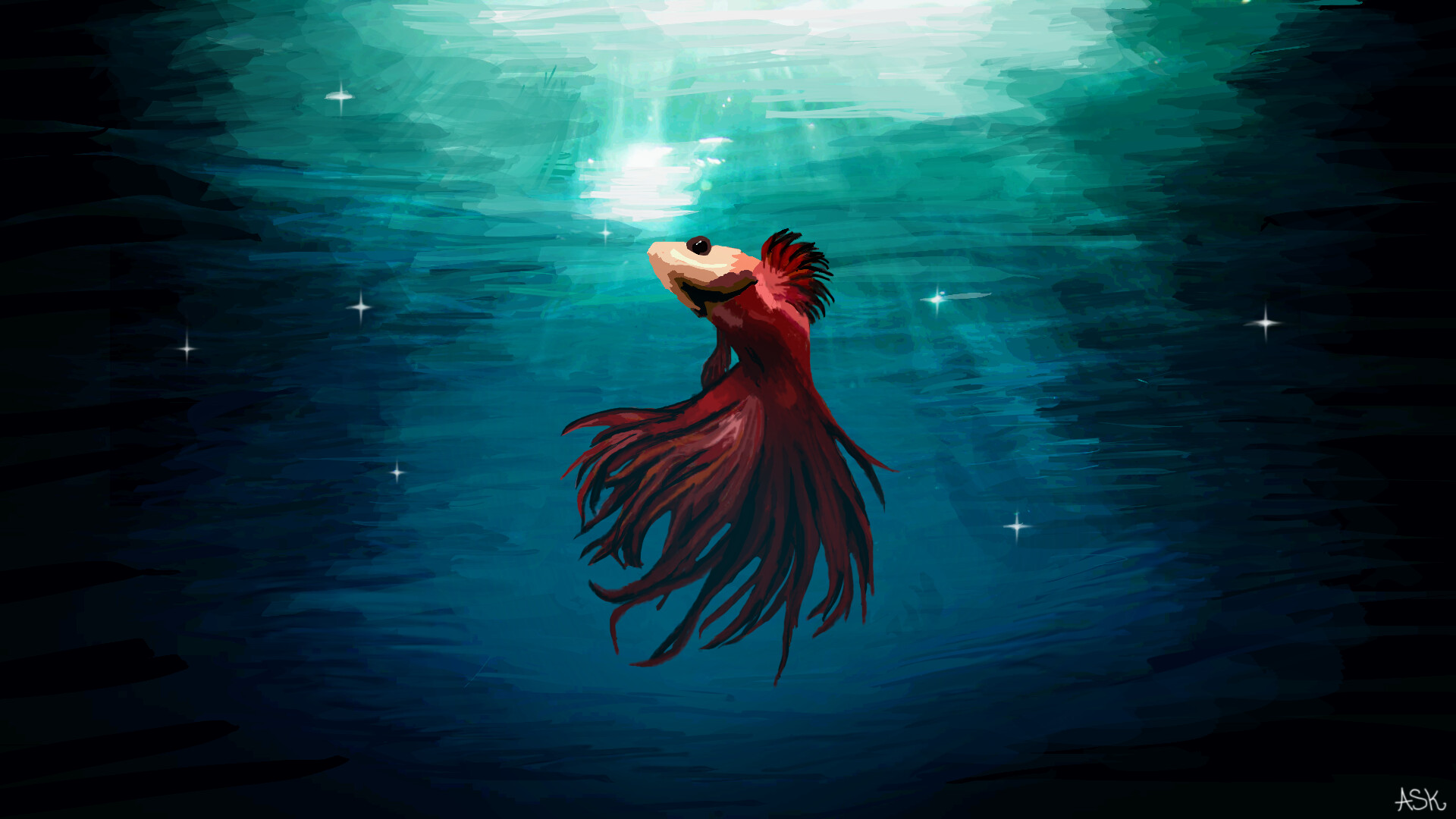 ArtStation - Betta Fish